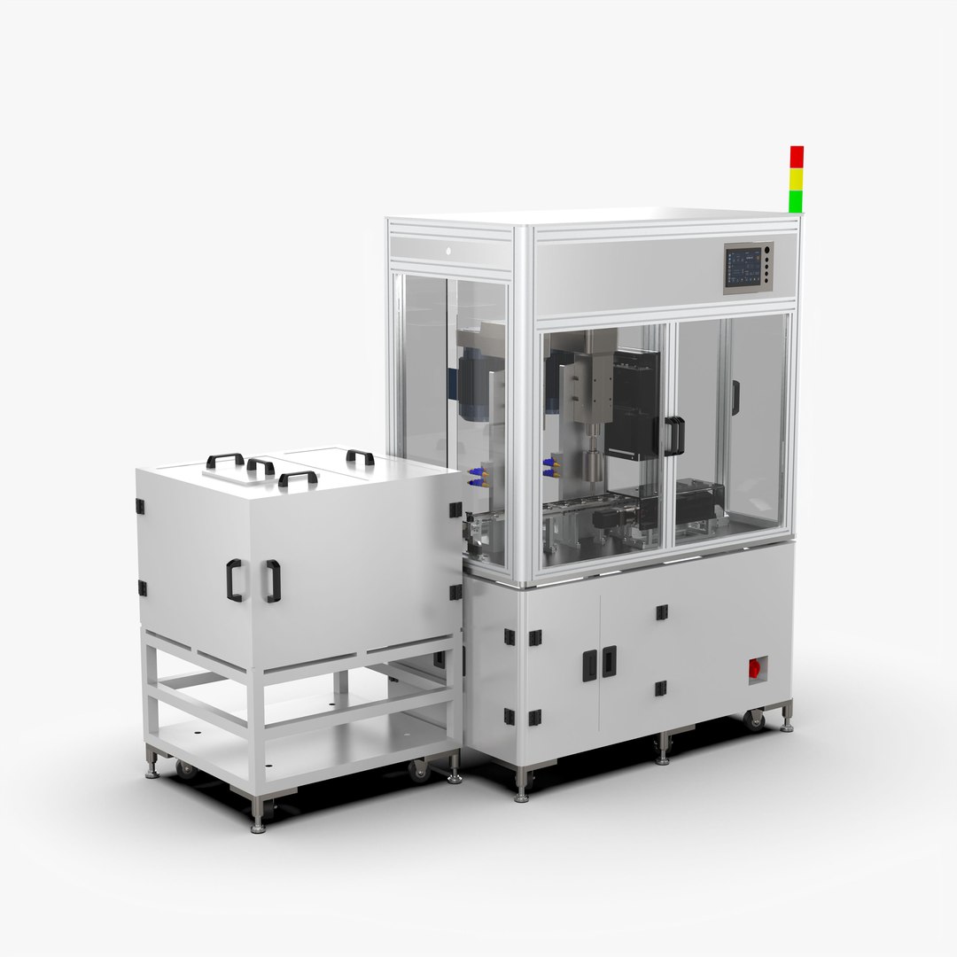 Fully Automatic Drilling and Tapping Machine 3D model - TurboSquid 2015625