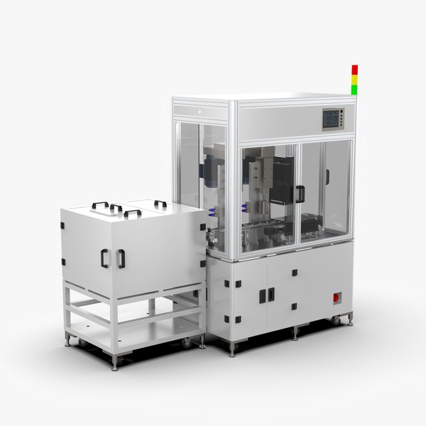 Vollautomatische Bohr- und Gewindeschneidmaschine 3D-Modell ...