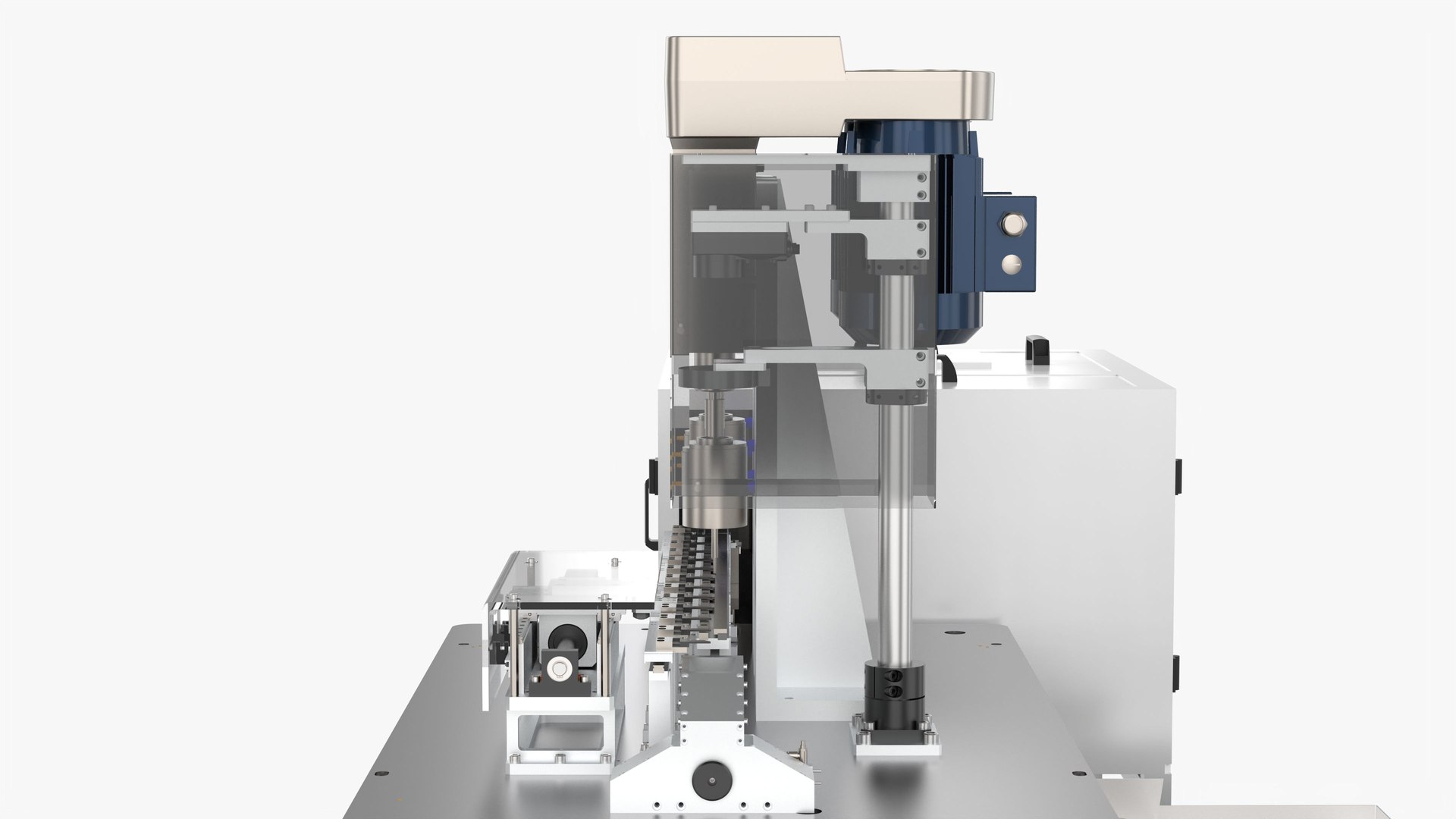 Fully Automatic Drilling And Tapping Machine 3D Model - TurboSquid 2015625