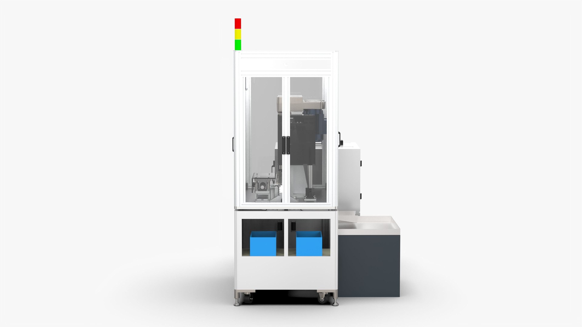 Fully Automatic Drilling And Tapping Machine 3D Model - TurboSquid 2015625