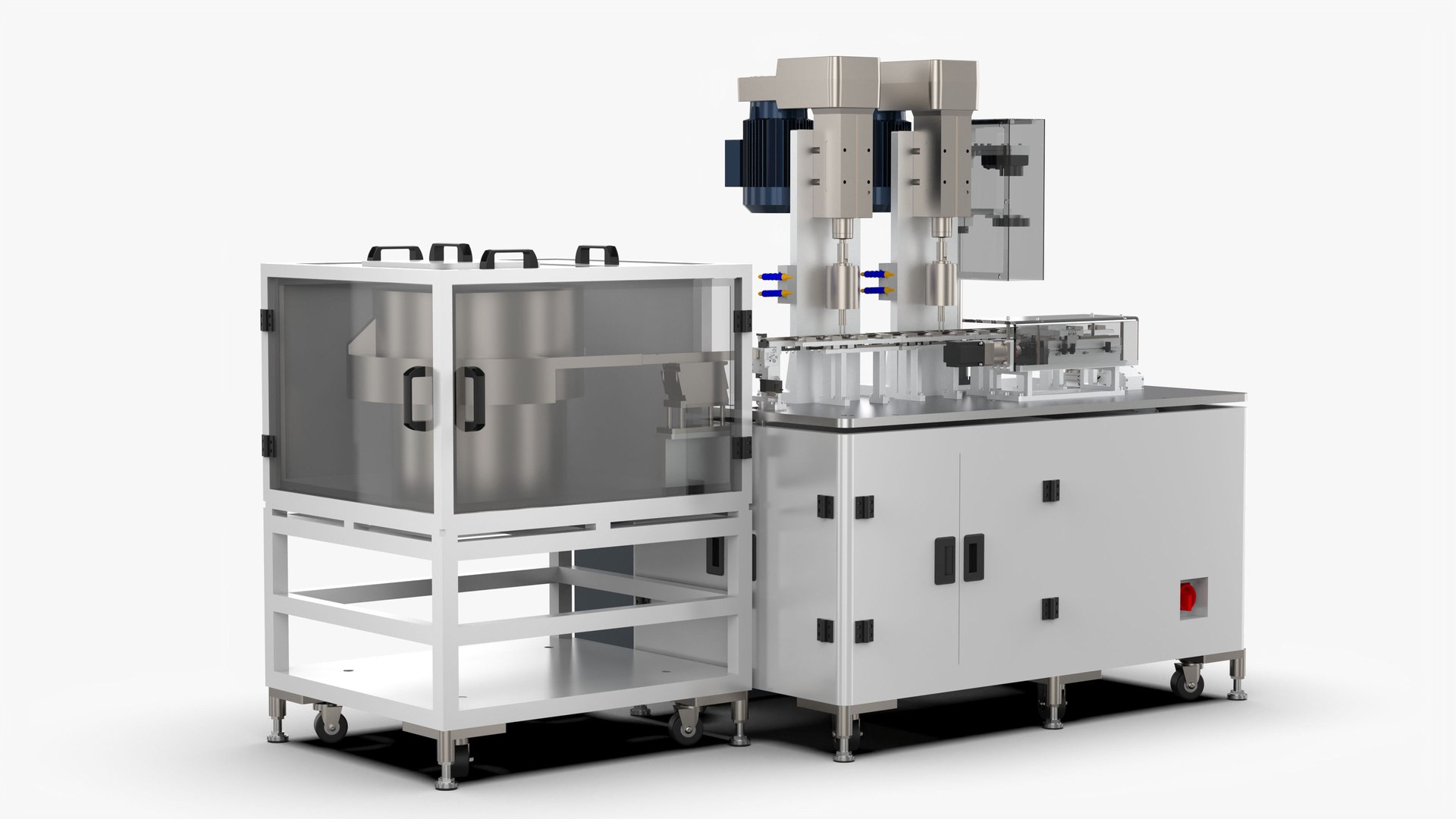 Fully Automatic Drilling And Tapping Machine 3D Model - TurboSquid 2015625