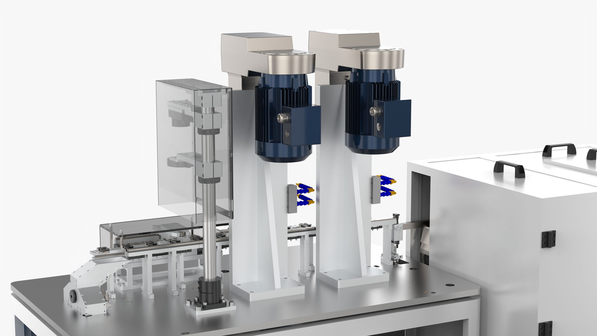 Fully Automatic Drilling And Tapping Machine 3D Model - TurboSquid 2015625