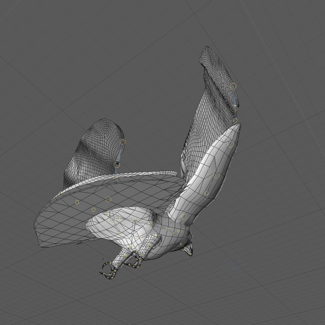 Golden Eagle Flapping Wings C4d