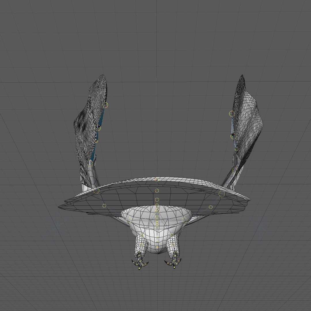 Golden Eagle Flapping Wings C4d