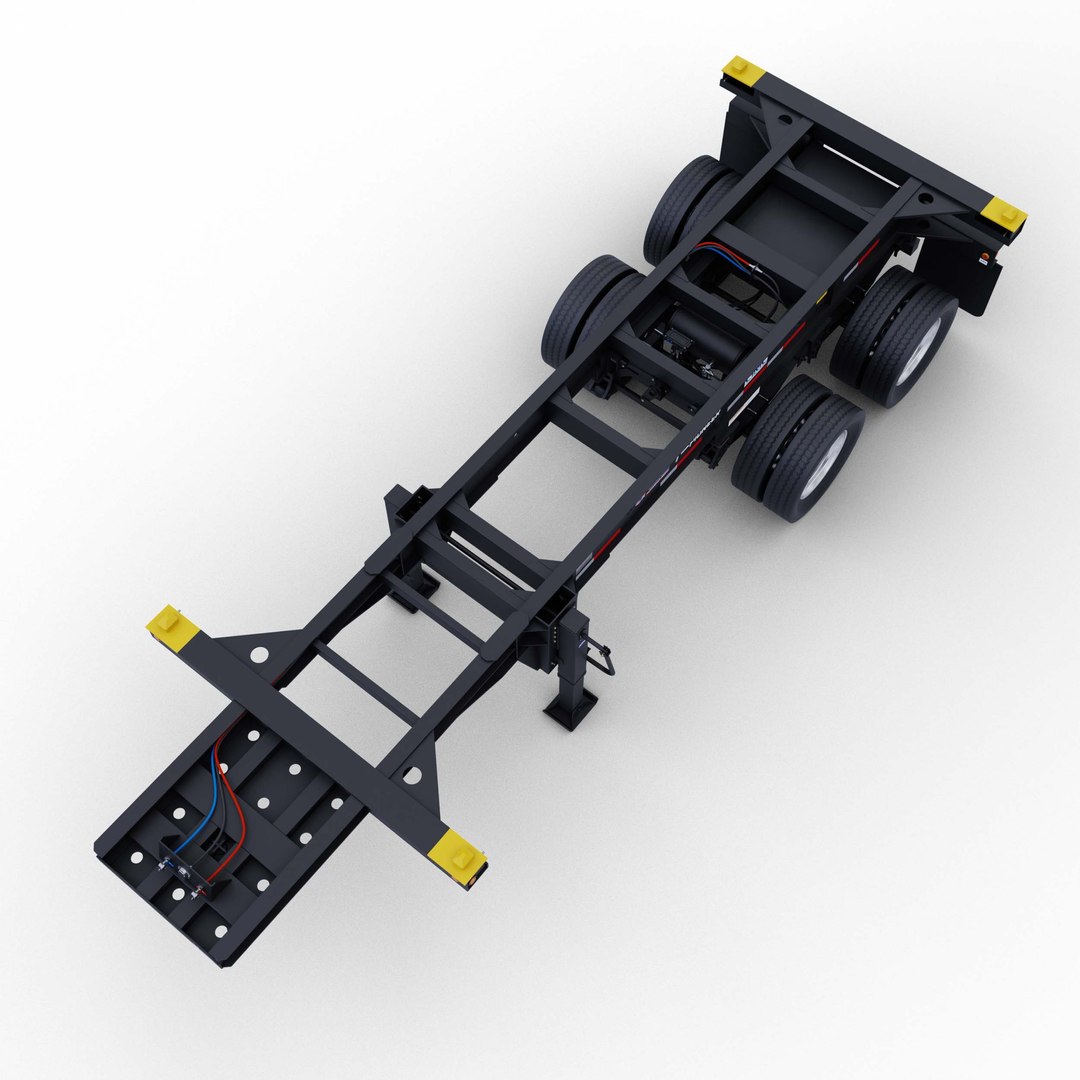 CIE Pioneer 23 Tandem Slider Chassis 3D Model - TurboSquid 1931947