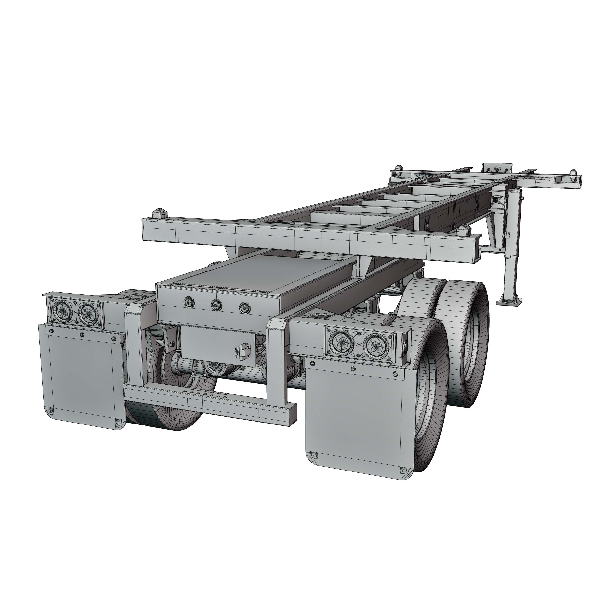 CIE Pioneer 23 Tandem Slider Chassis 3D model - TurboSquid 1931947