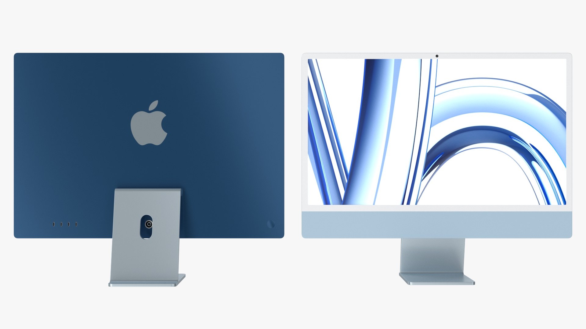 3D Apple IMac 2023 Blue - TurboSquid 2151963