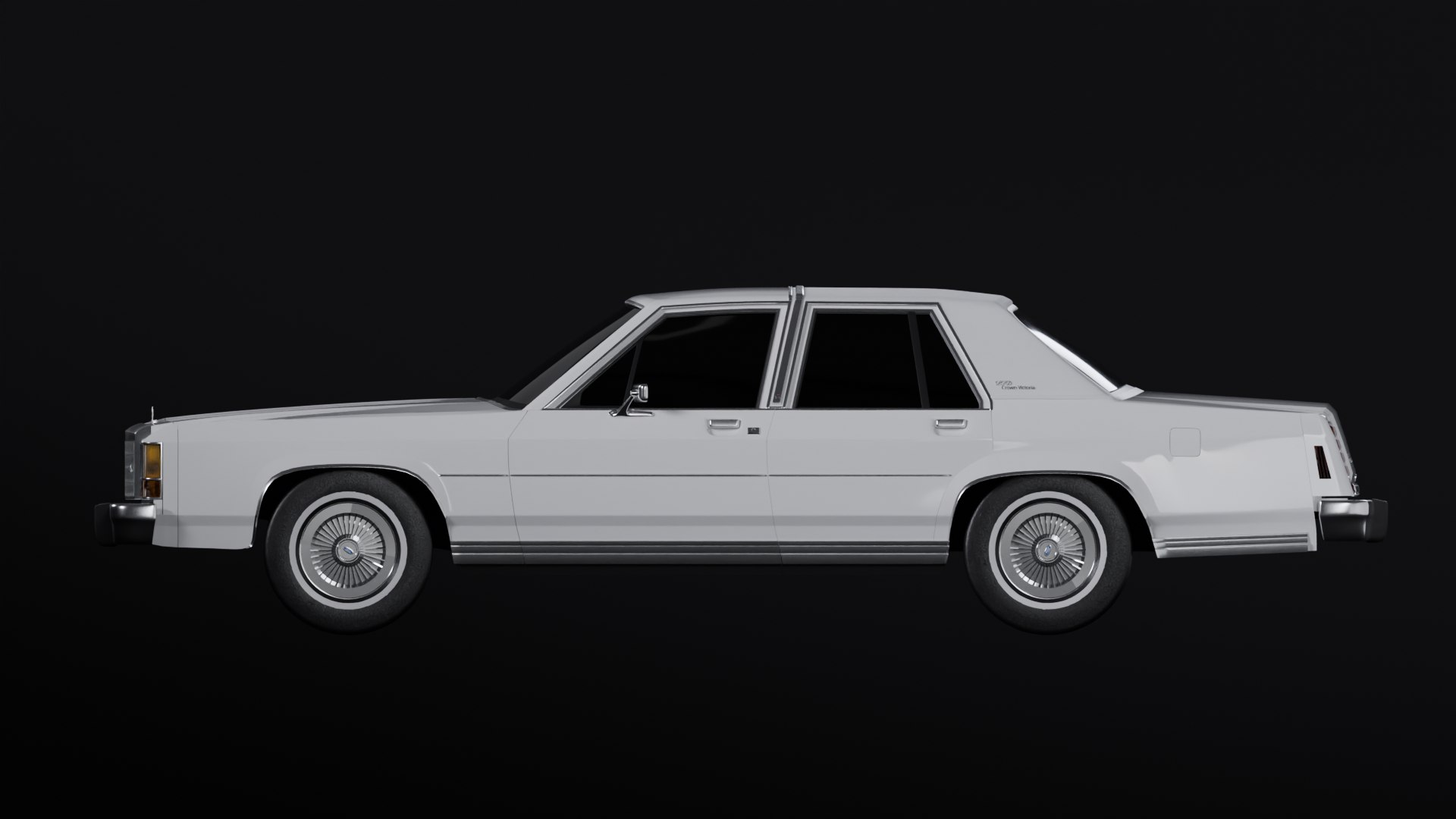 Ford Crown Victoria 1985 Model - TurboSquid 2378956
