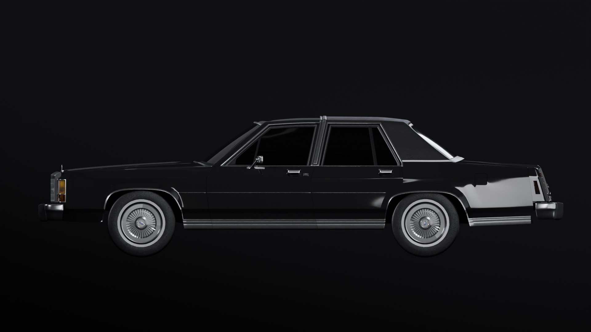 Ford Crown Victoria 1985 Model - TurboSquid 2378956