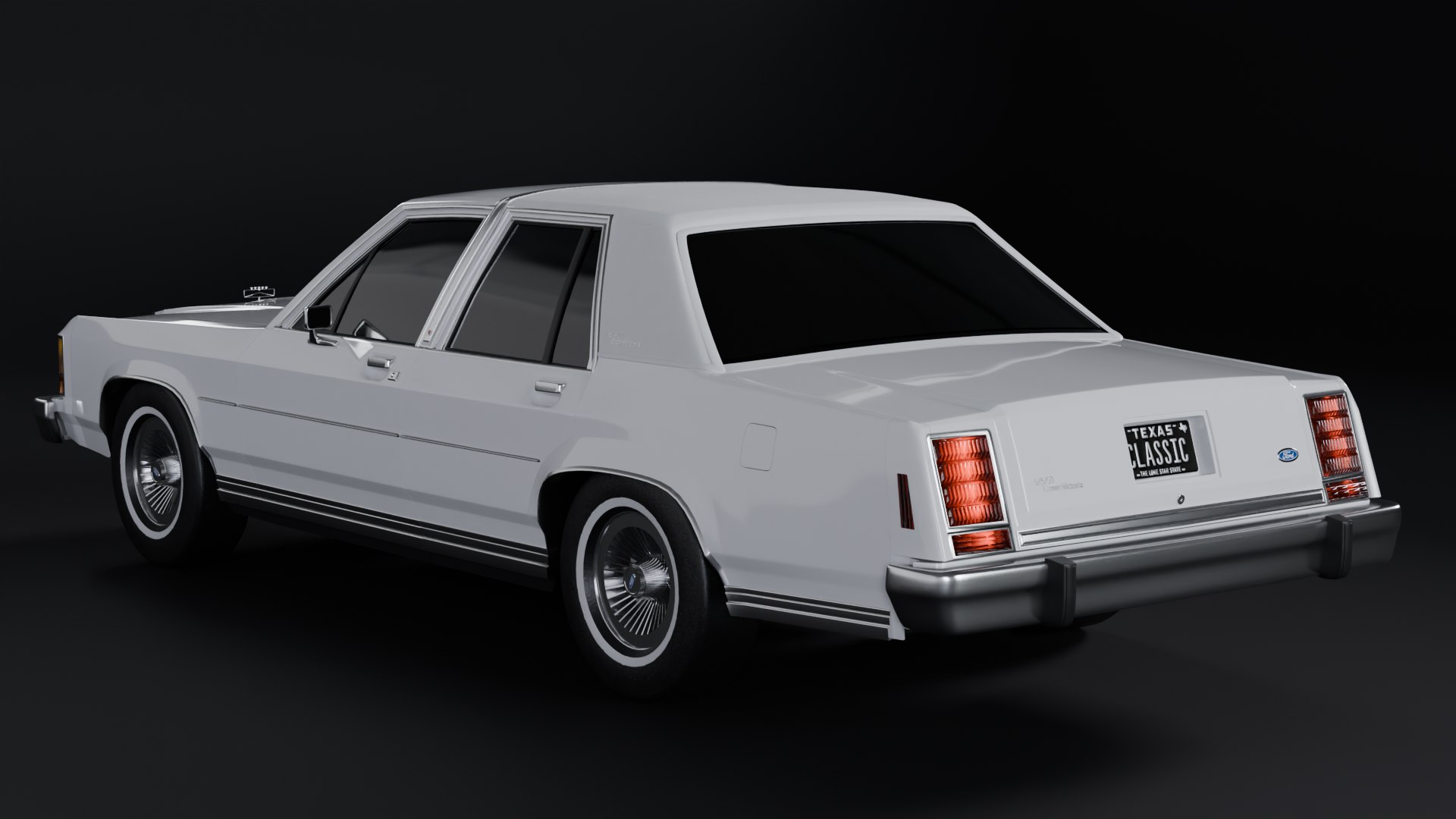Ford Crown Victoria 1985 Model - TurboSquid 2378956