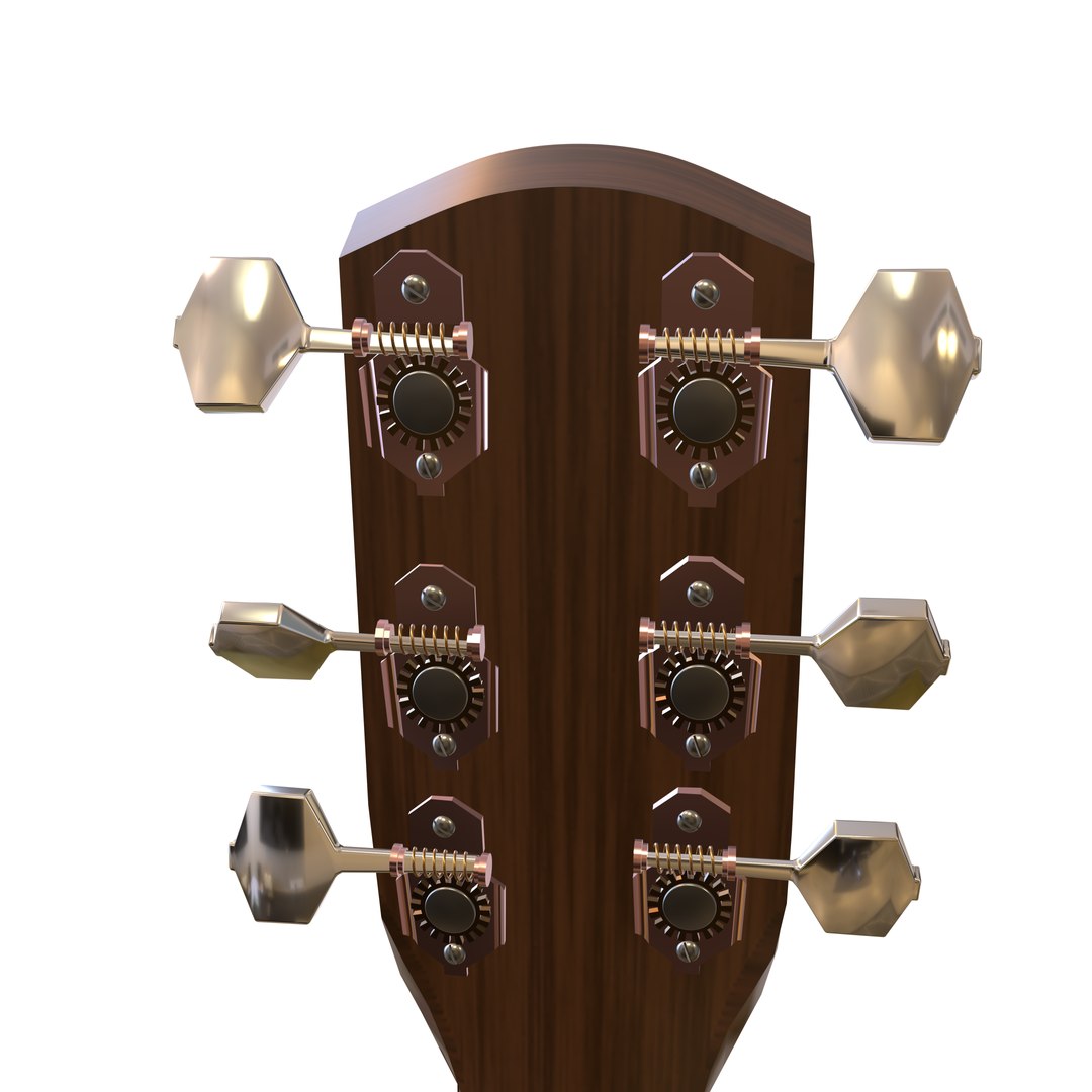3D Acoustic Guitar 3D Model In Blender - TurboSquid 2154859