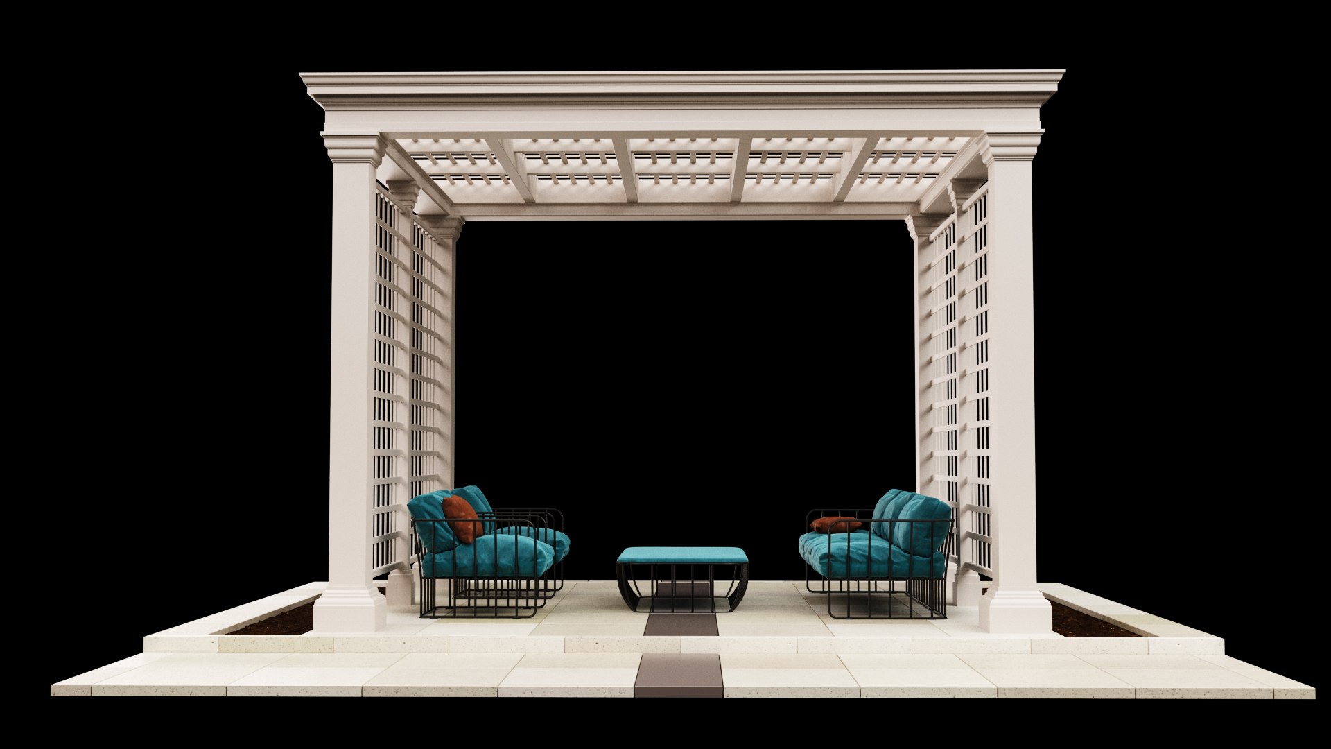 3D Pergola 5 Model - TurboSquid 2339794