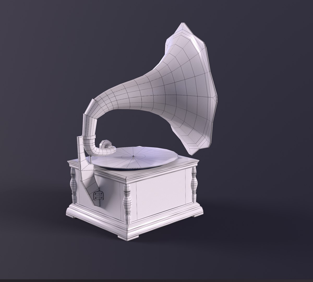 Vintage Gramophone 3D Model - TurboSquid 1988831