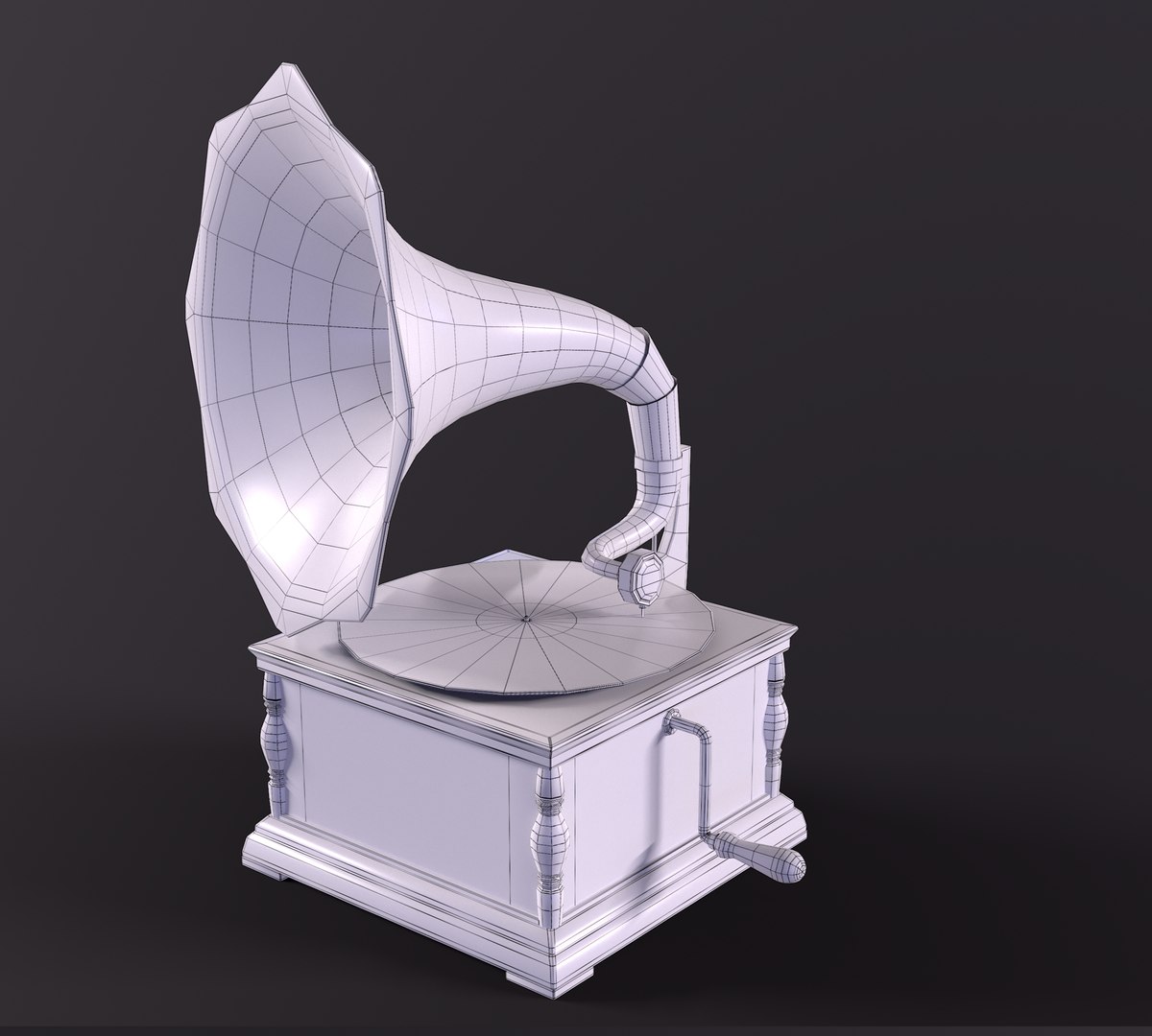 Vintage Gramophone 3D Model - TurboSquid 1988831
