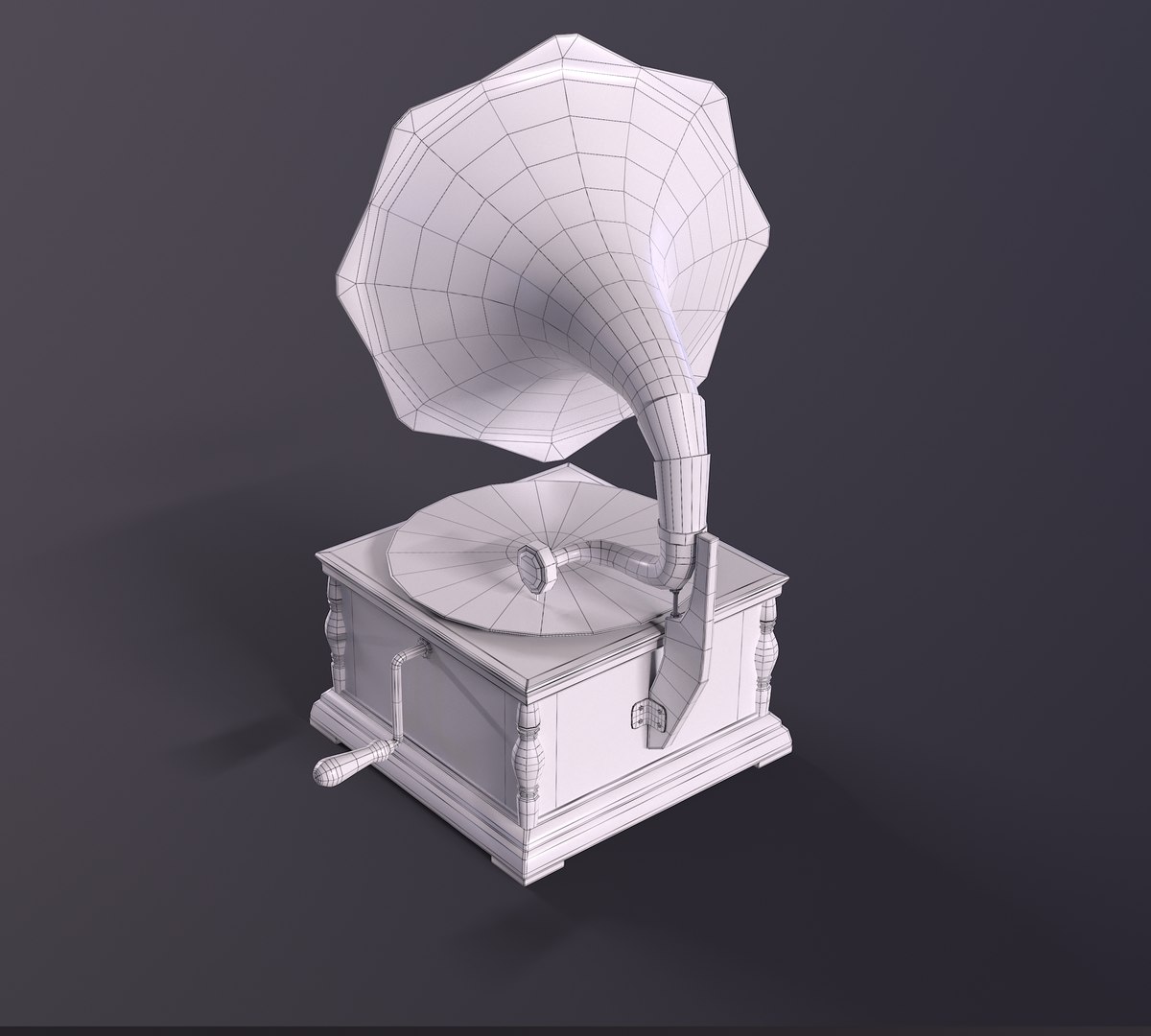 Vintage Gramophone 3D Model - TurboSquid 1988831