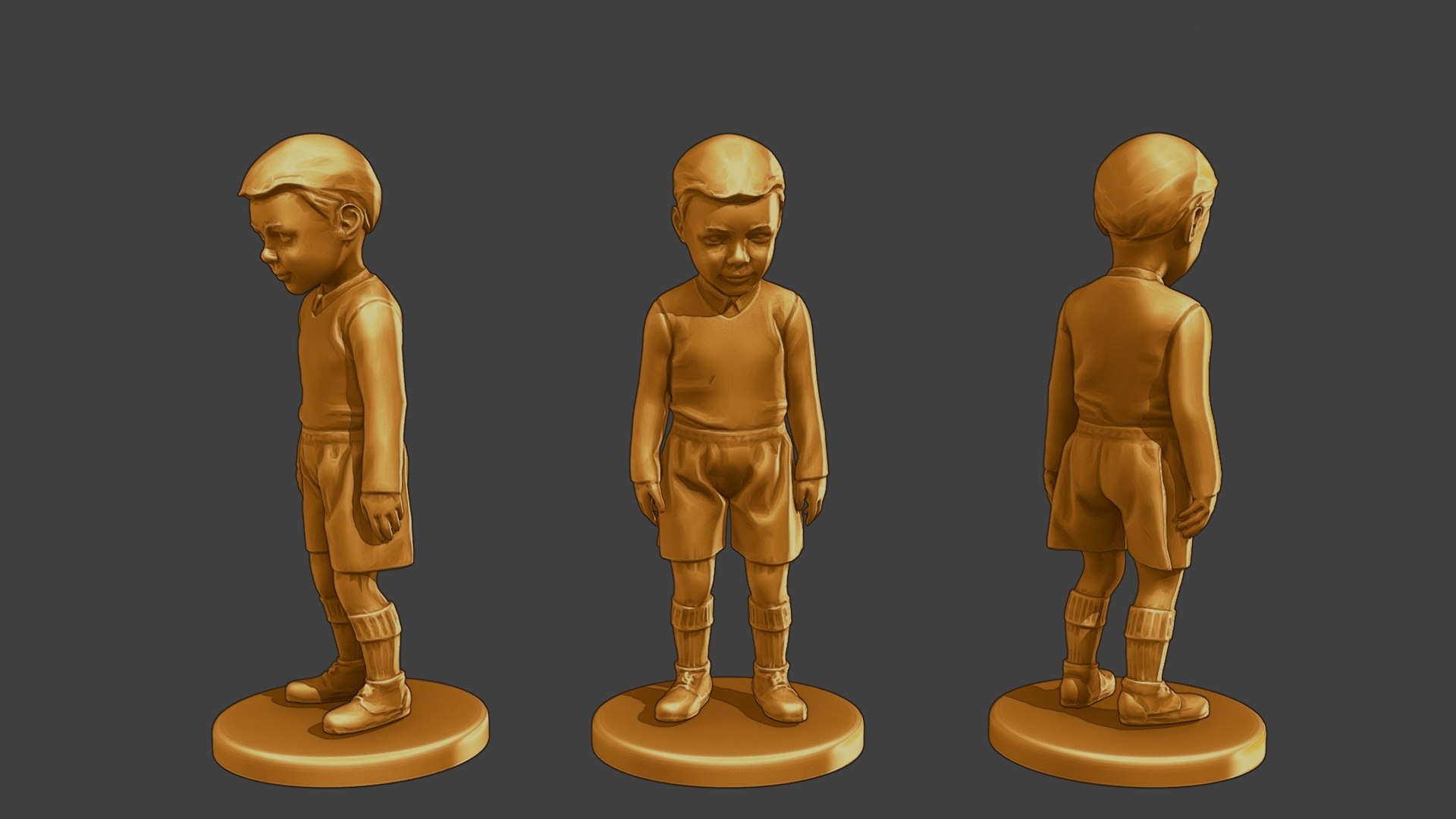 Ww2 Casual Little Boy CLB1 002 3D Model - TurboSquid 1934870