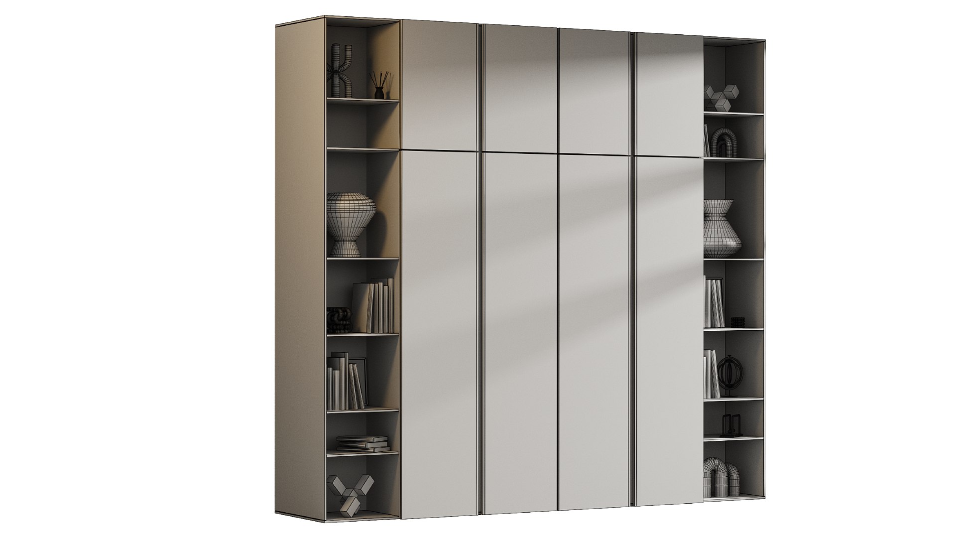 3D Bookcase 017 - TurboSquid 2203666