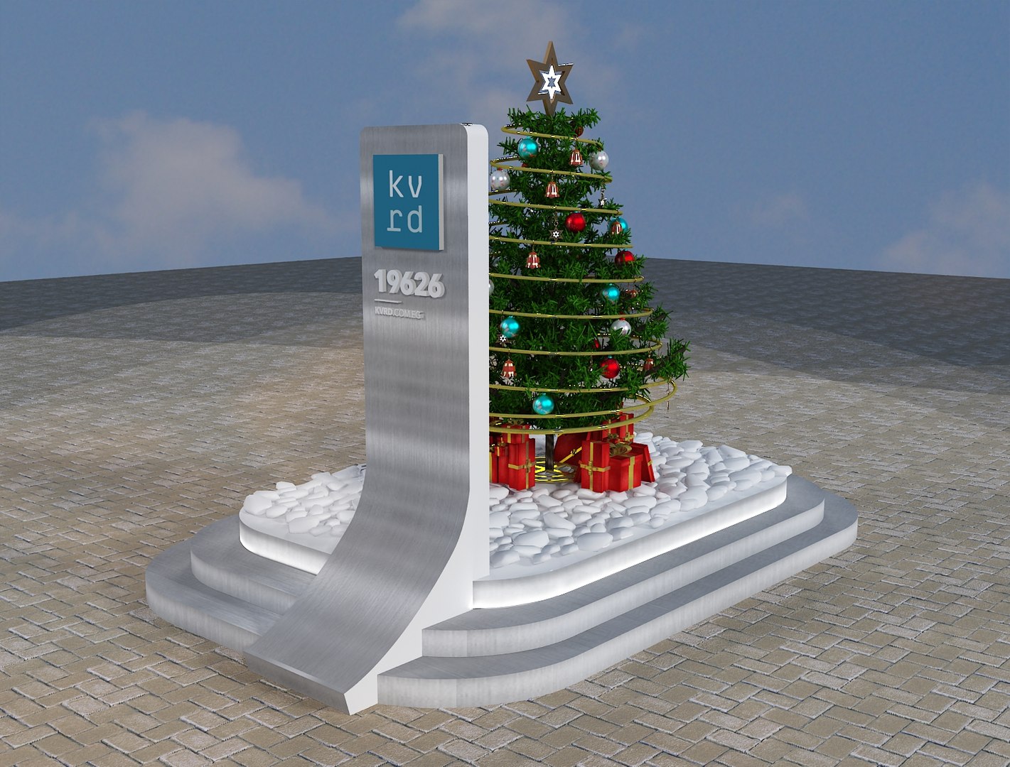 Street Square Design 3D Model - TurboSquid 1653356