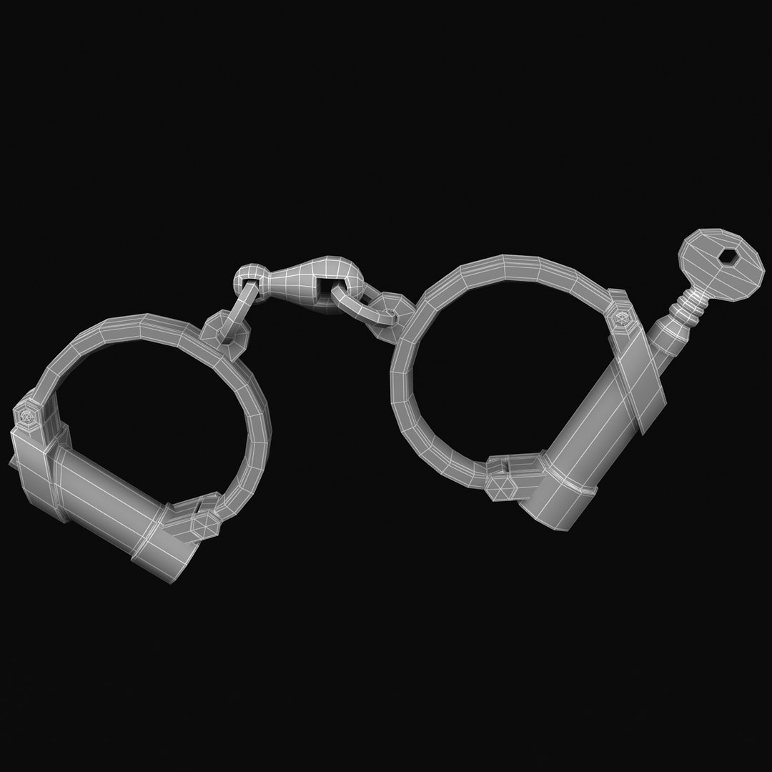antique handcuffs cuff 3ds