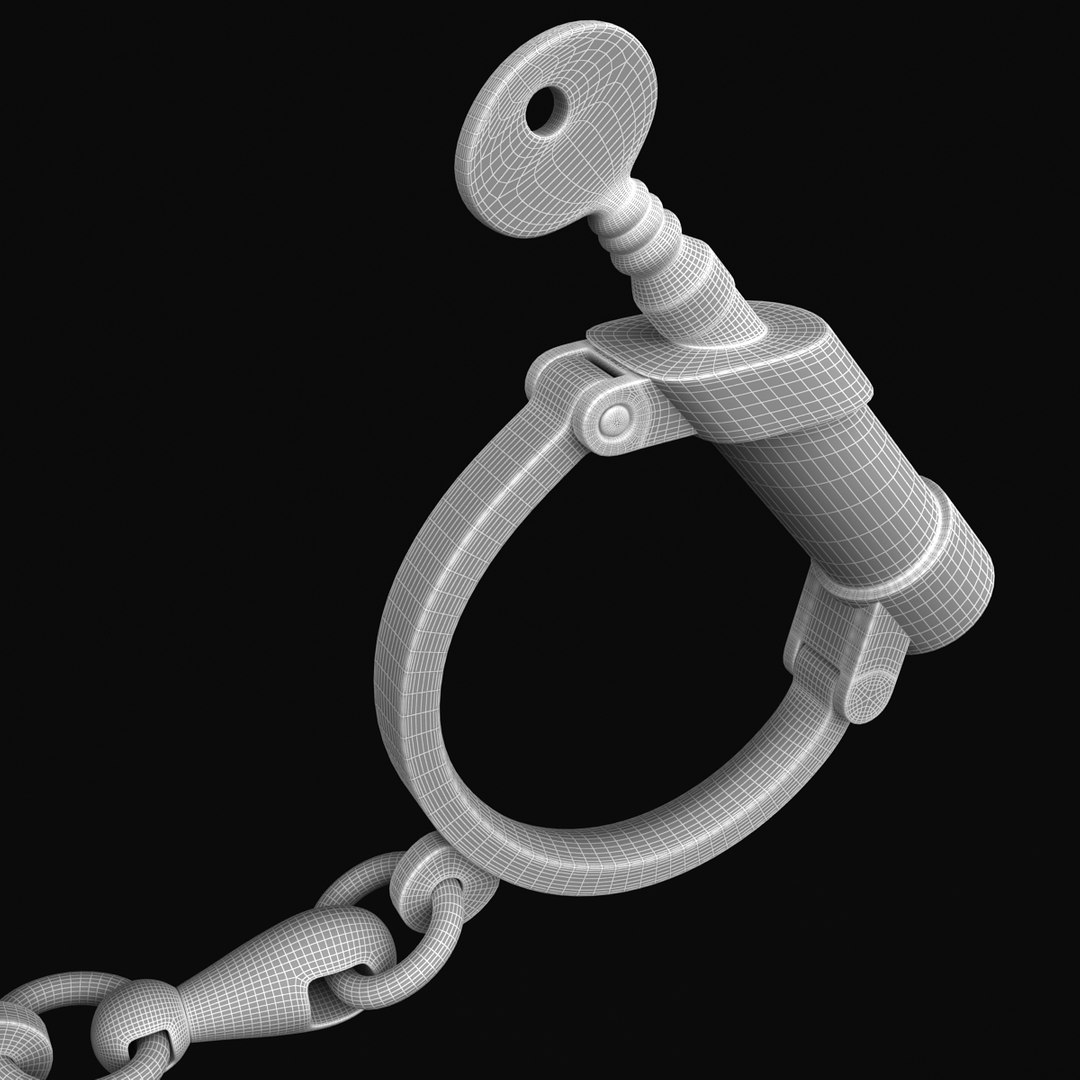 antique handcuffs cuff 3ds