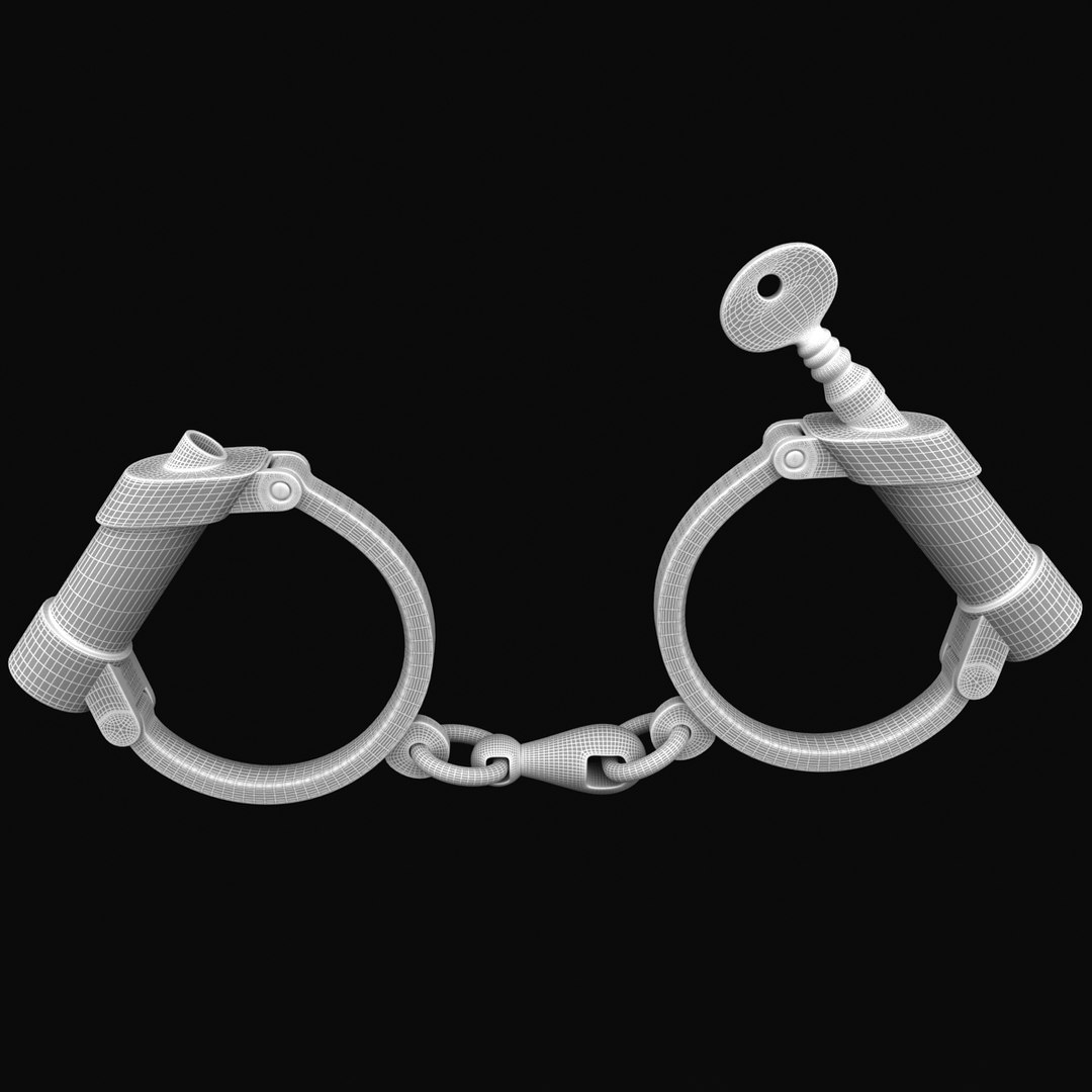 antique handcuffs cuff 3ds