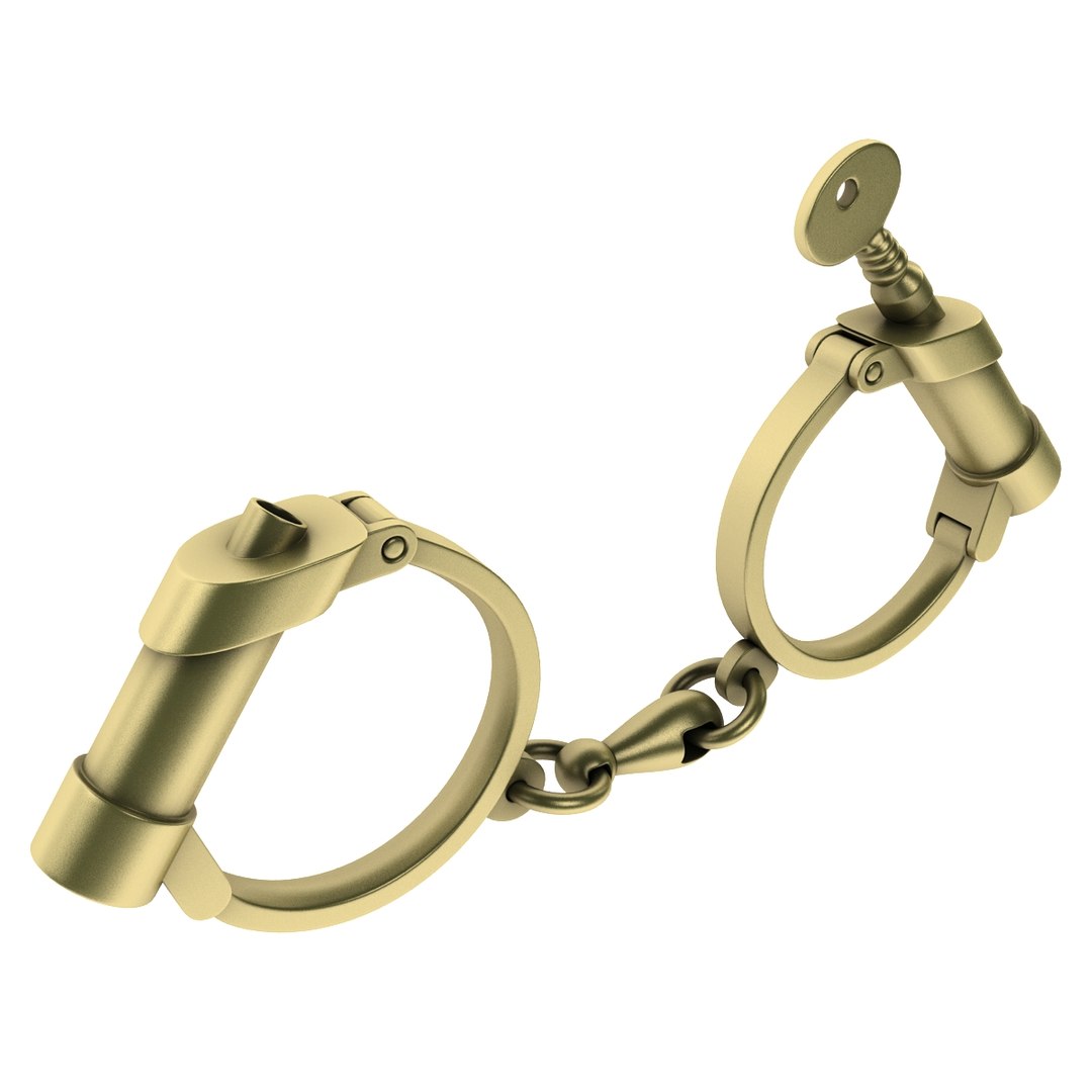 antique handcuffs cuff 3ds