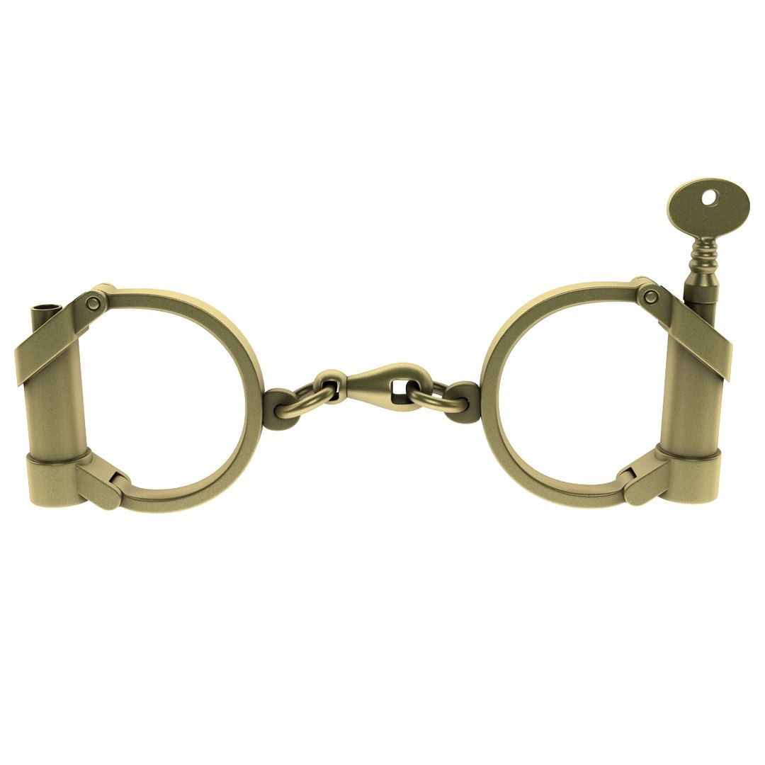 antique handcuffs cuff 3ds
