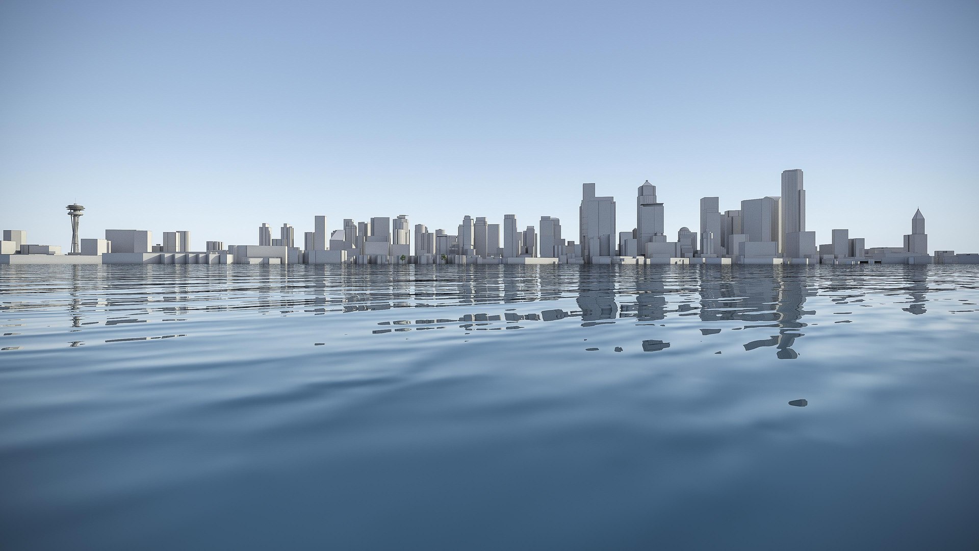 Seattle city area 3D model - TurboSquid 1334510