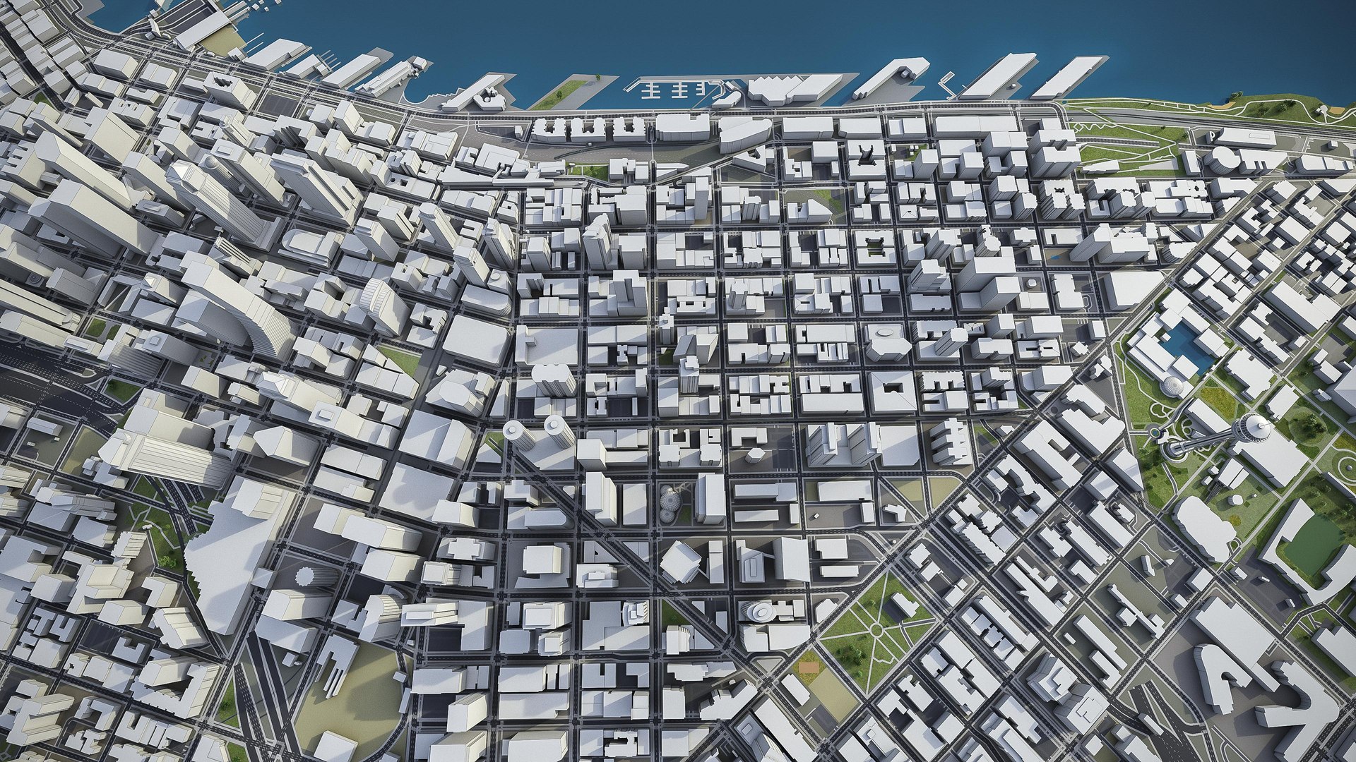 Seattle city area 3D model - TurboSquid 1334510