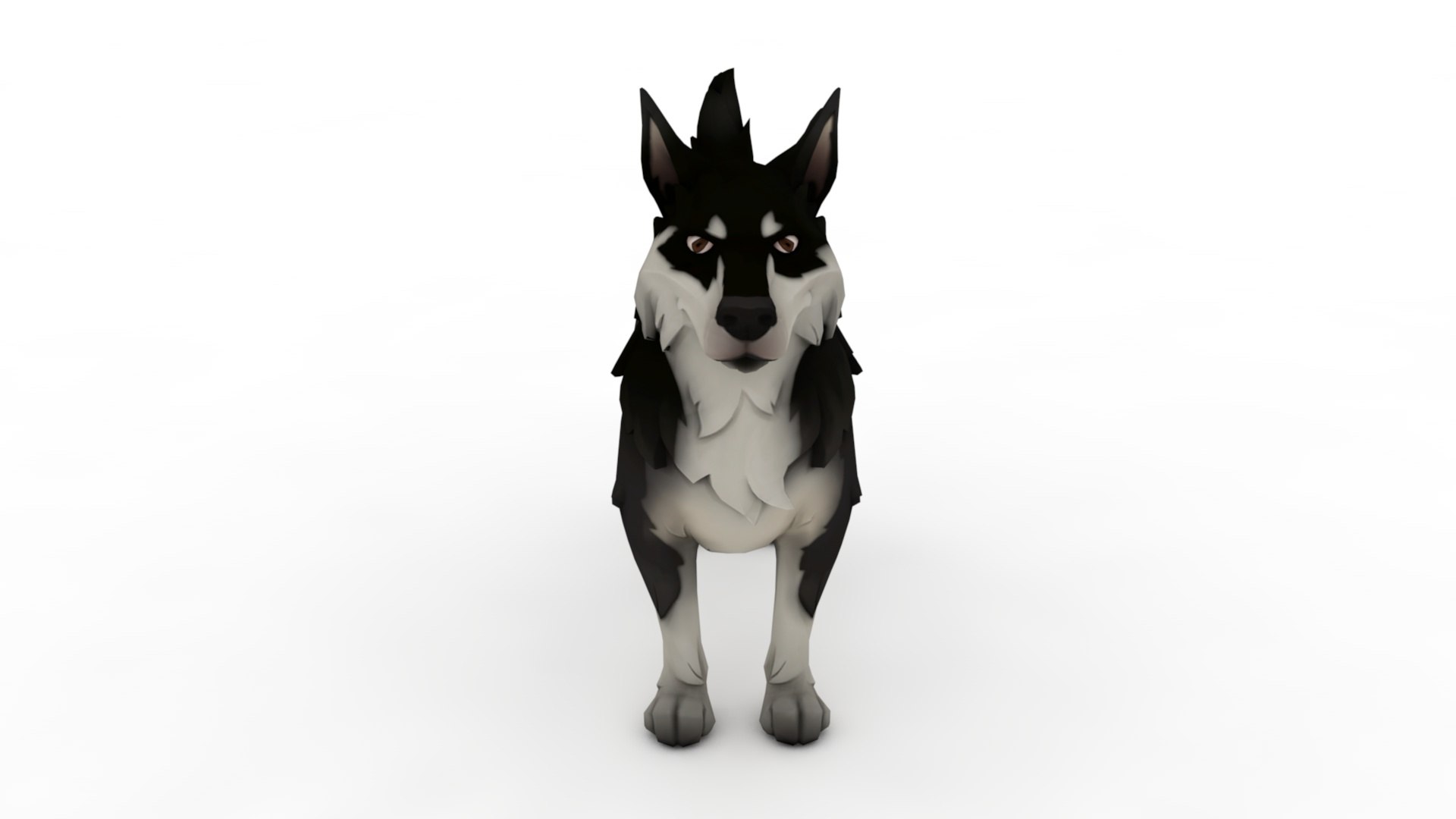Husky dog 3D model - TurboSquid 1953876