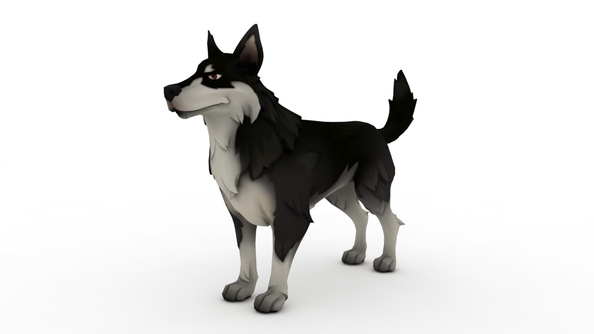 Husky dog 3D model - TurboSquid 1953876