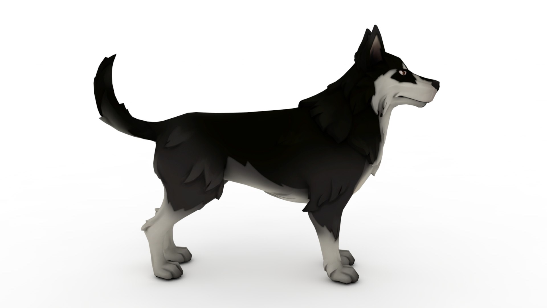 Husky dog 3D model - TurboSquid 1953876