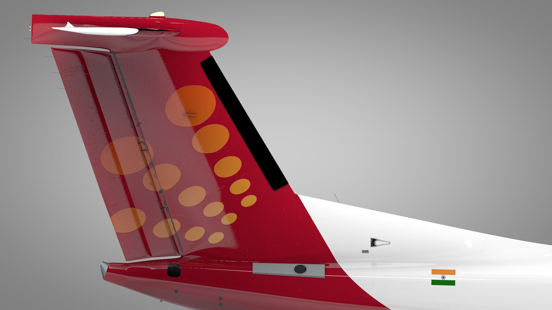 3D model SpiceJet Bombardier DHC-8 Q400 Dash 8 L1530 - TurboSquid 1808901