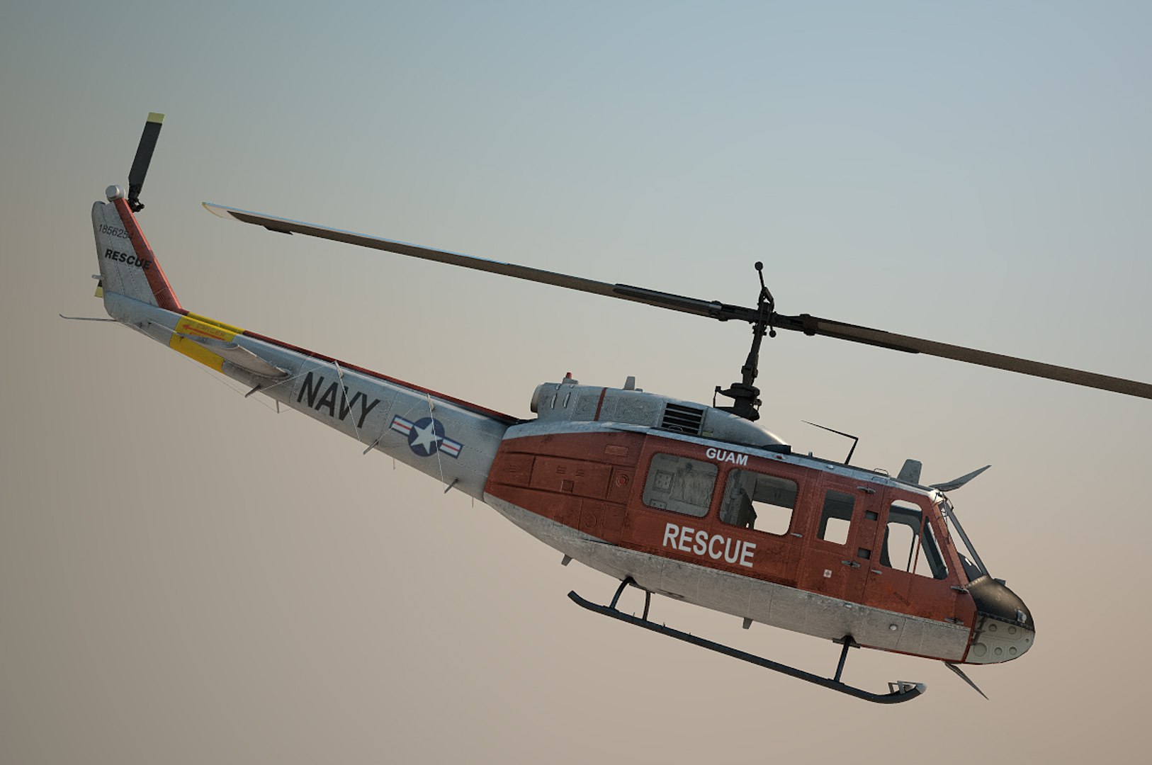 3d max h uh-1 uh-1h