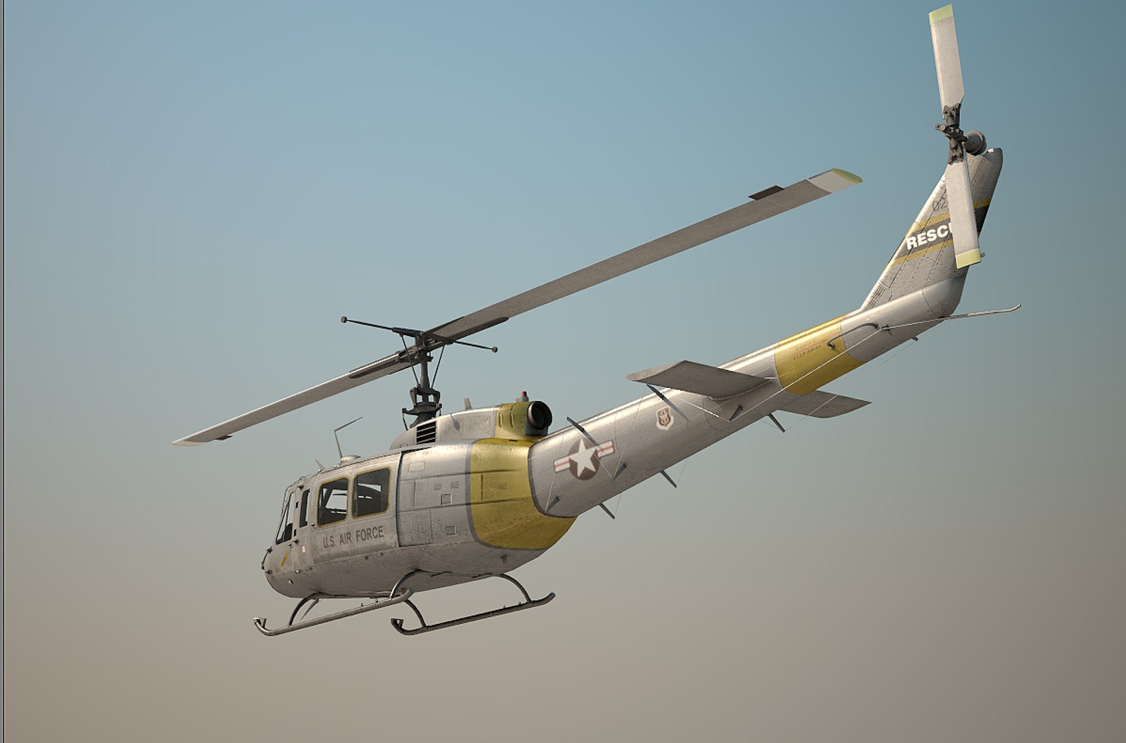 3d max h uh-1 uh-1h