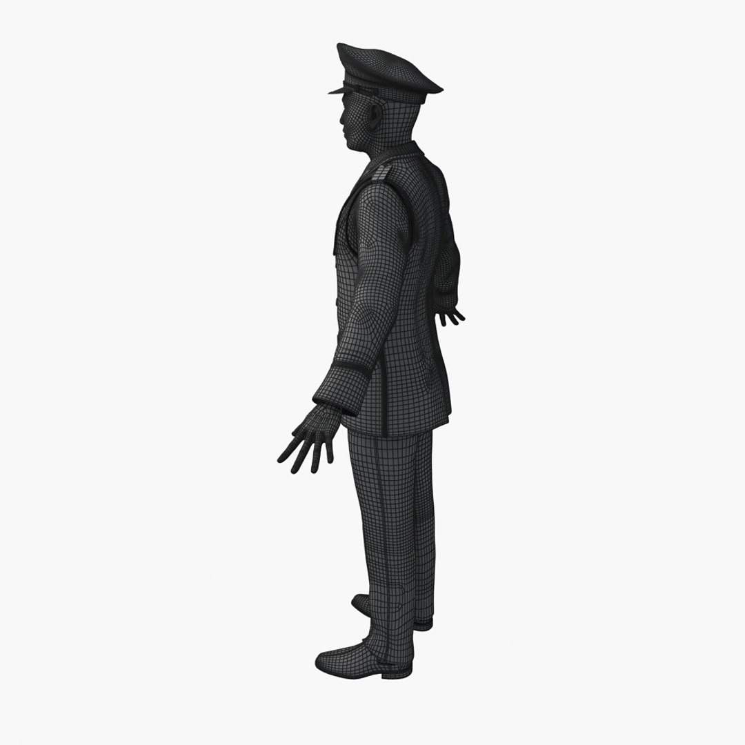 China army officers spring 3D model - TurboSquid 1366648