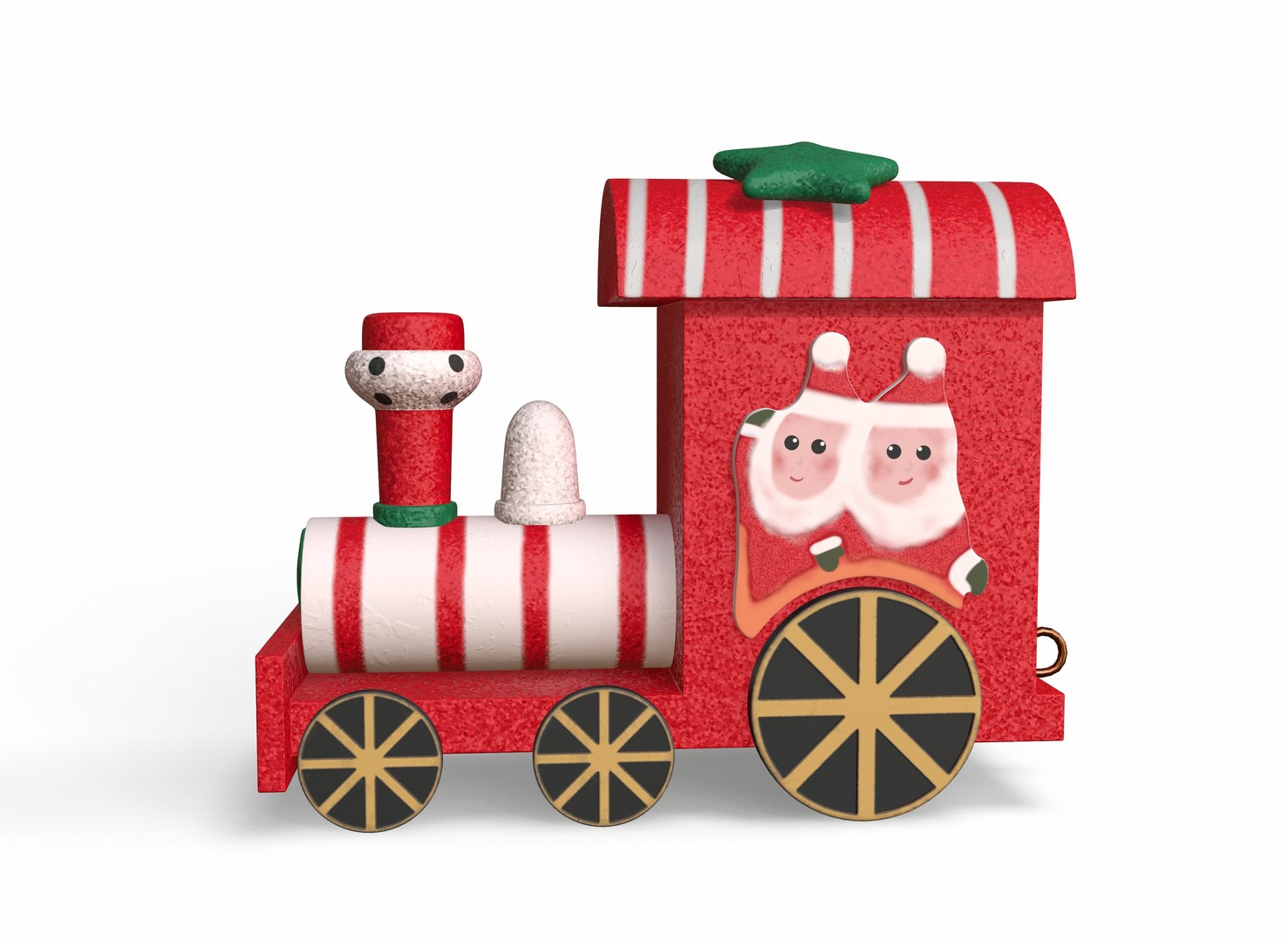 3D Christmas Train Model - TurboSquid 1976831