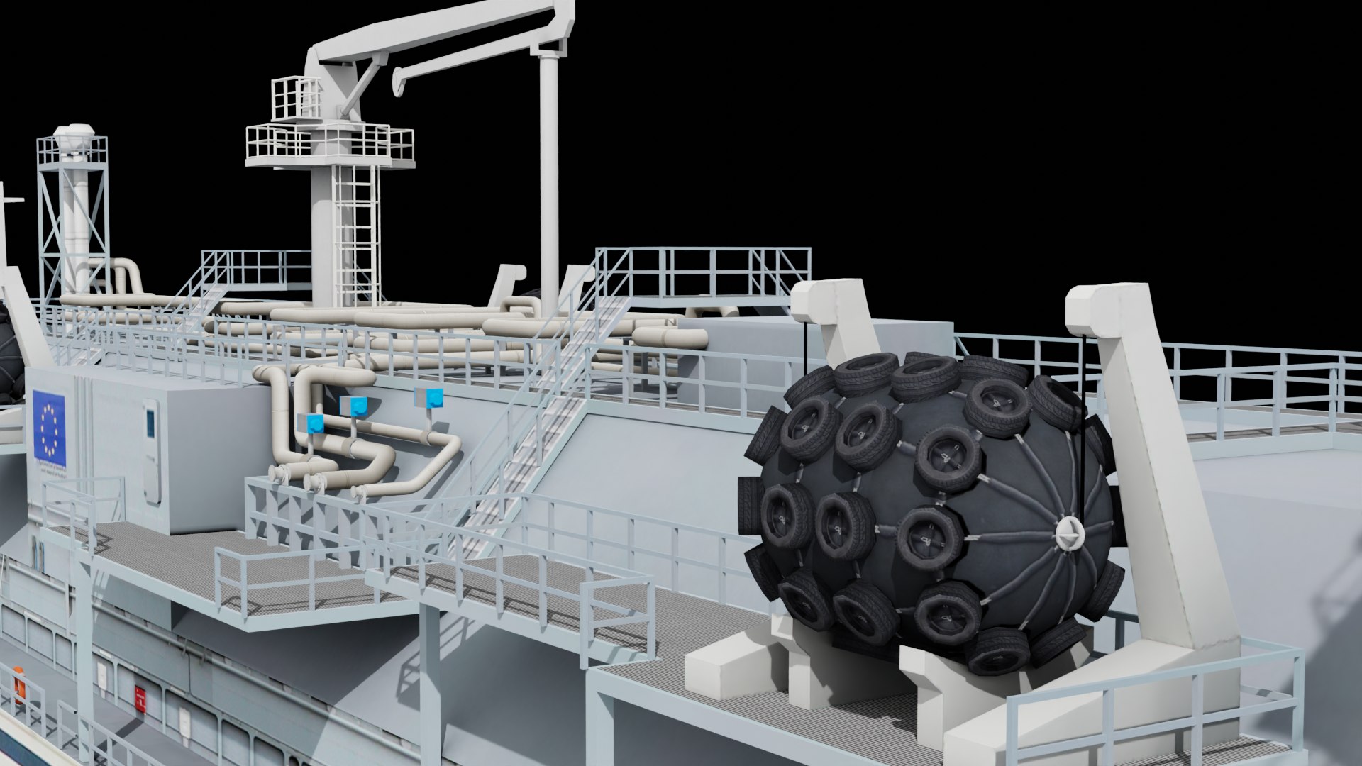 BunkeringTanker 3D Model - TurboSquid 2395707