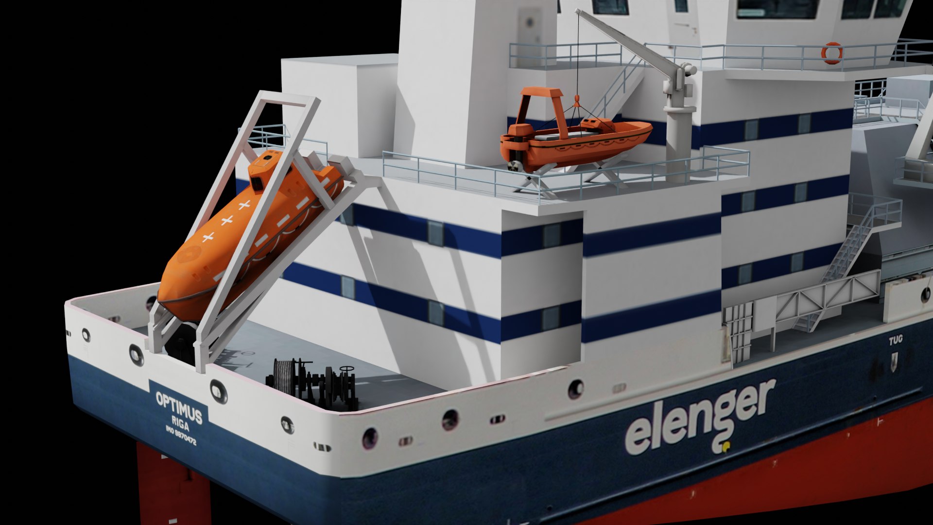 BunkeringTanker 3D Model - TurboSquid 2395707