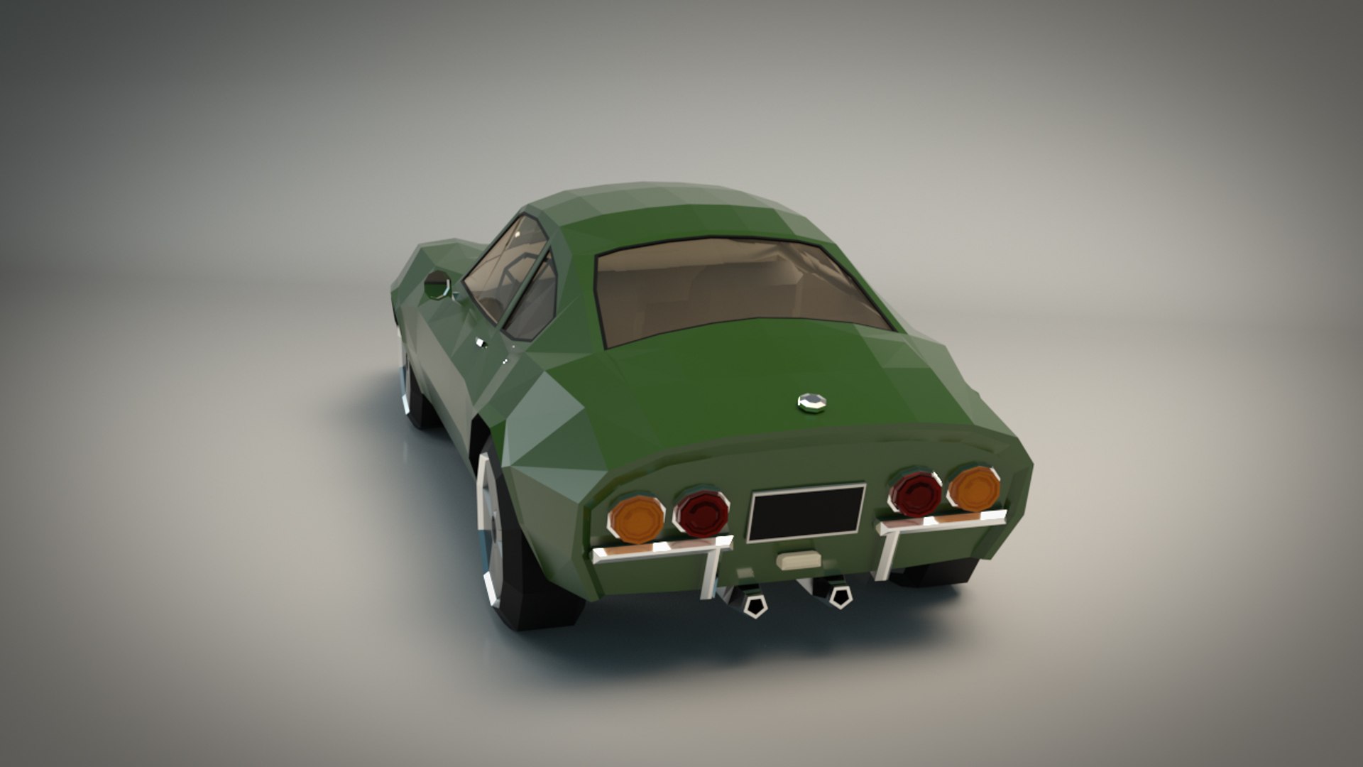 Muscle car 3D model - TurboSquid 1390025