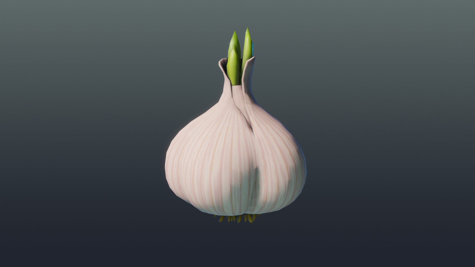Cartoon Garlic 3D Model - TurboSquid 1728241