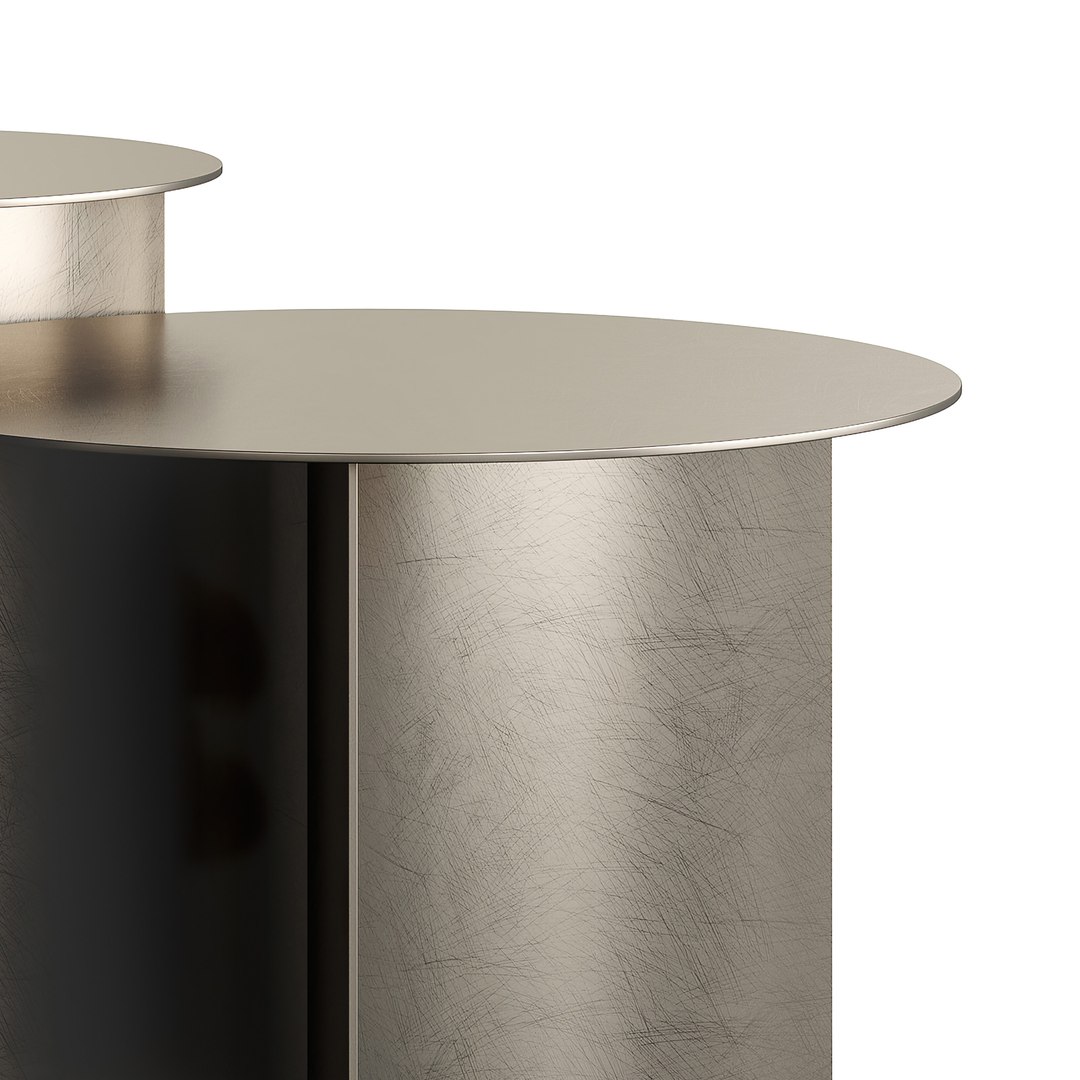 3D model Flou Pierre Metal Coffee Table - TurboSquid 1932040