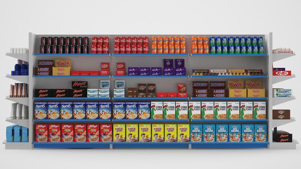 3D Exterior And Interior Grocery Store model - TurboSquid 1767446