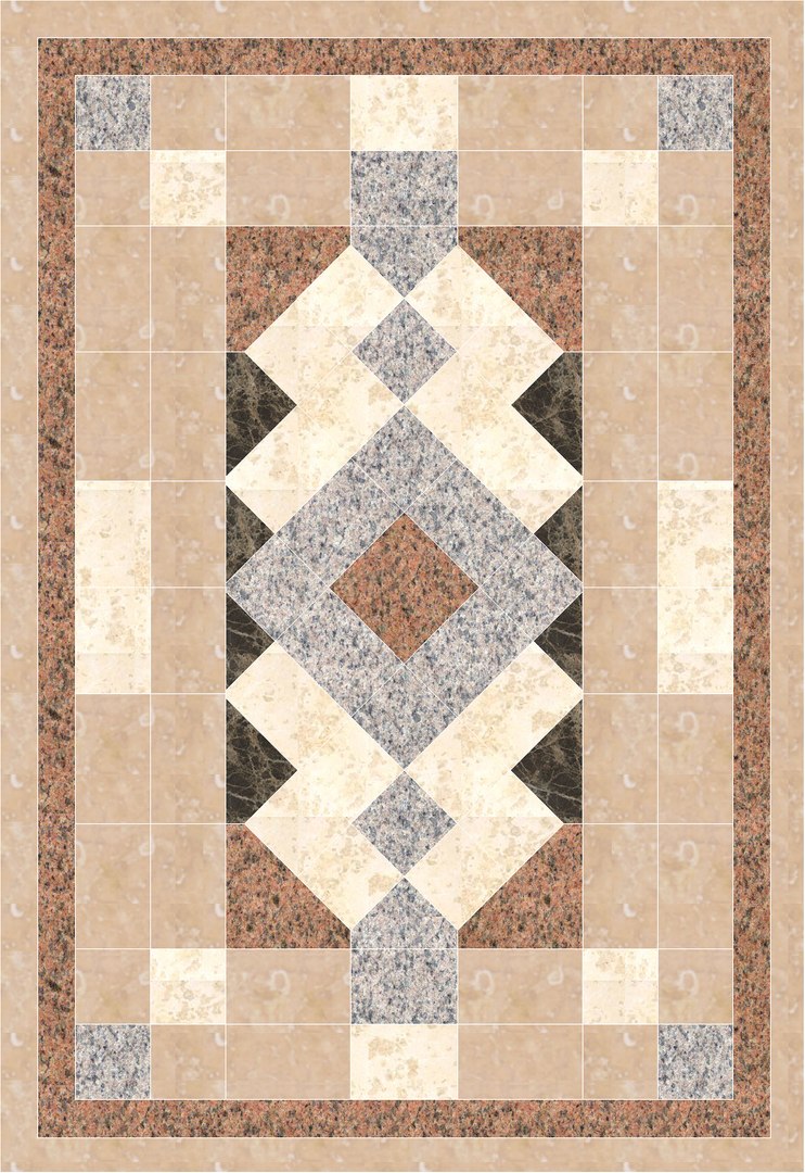 3d Marble Tile Model