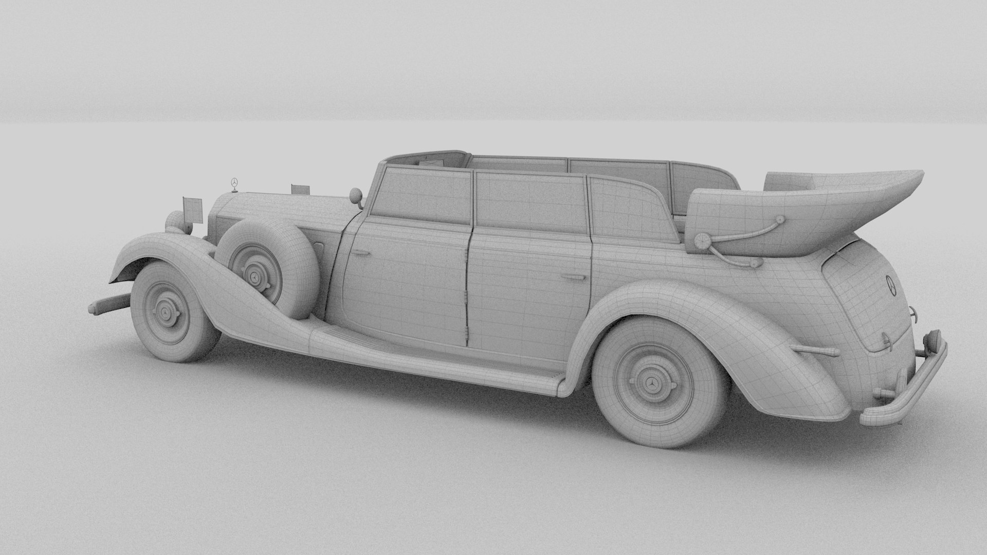 3d mercedes 770k model
