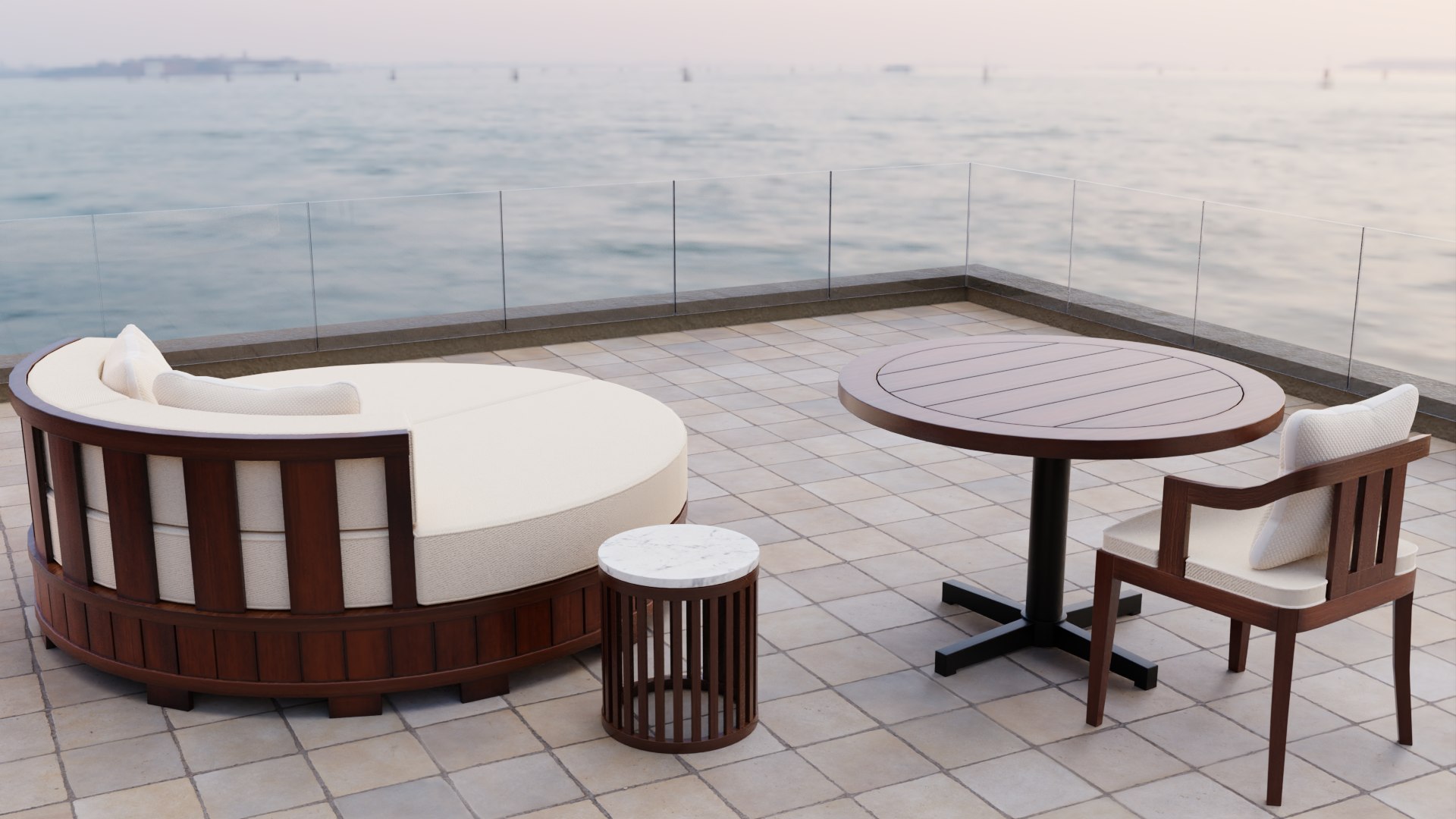 3D Model Lounge Set - TurboSquid 1996230