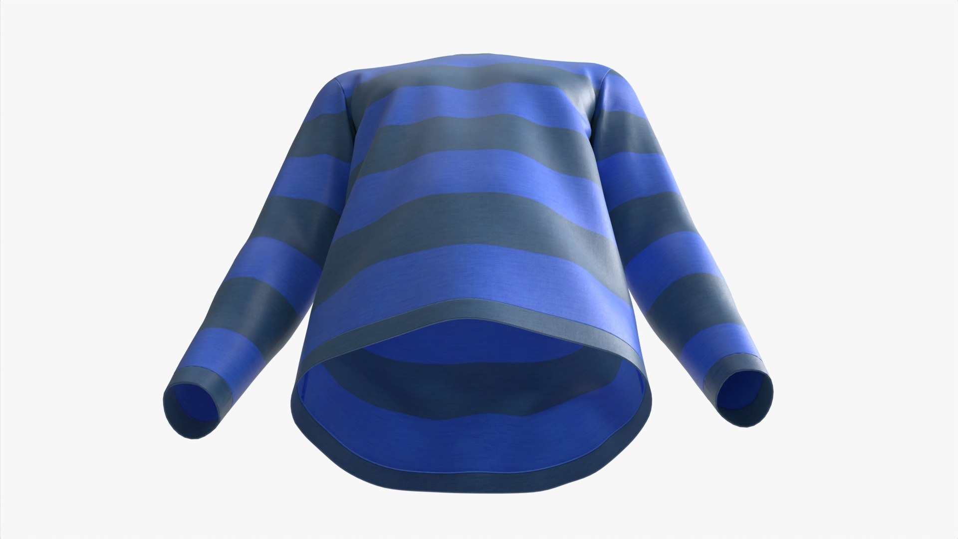 Sweatshirt For Men Mockup 01 Blue With Stripes 3D Model - TurboSquid ...