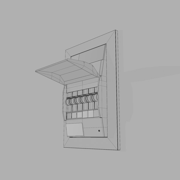 3D Internal House Circuit Breaker Box - TurboSquid 1873699