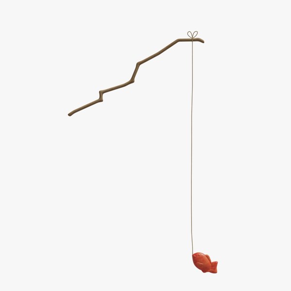 Wooden Fishing Rod 3D model - TurboSquid 1945184