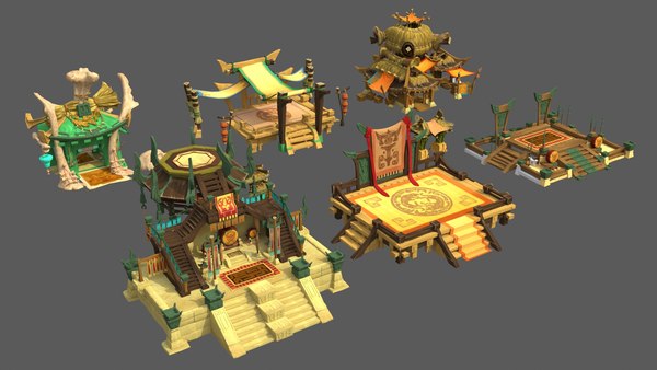 modelo 3d old Chinese building142023404305 - TurboSquid 2052080